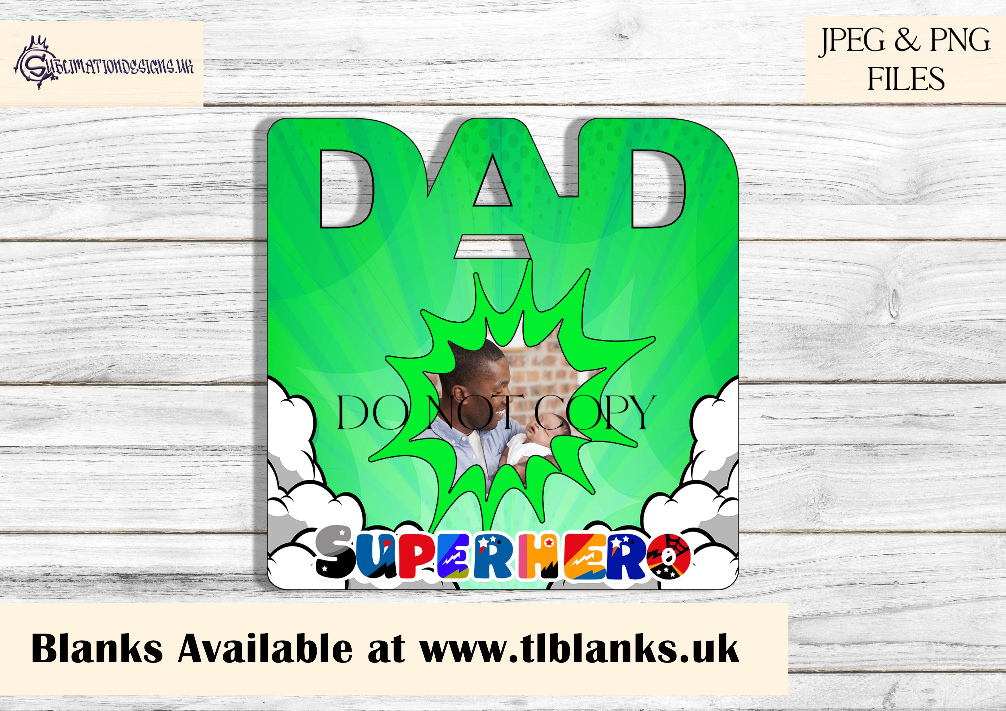 Super Dad Frames Designs Set of 6 - Payhip
