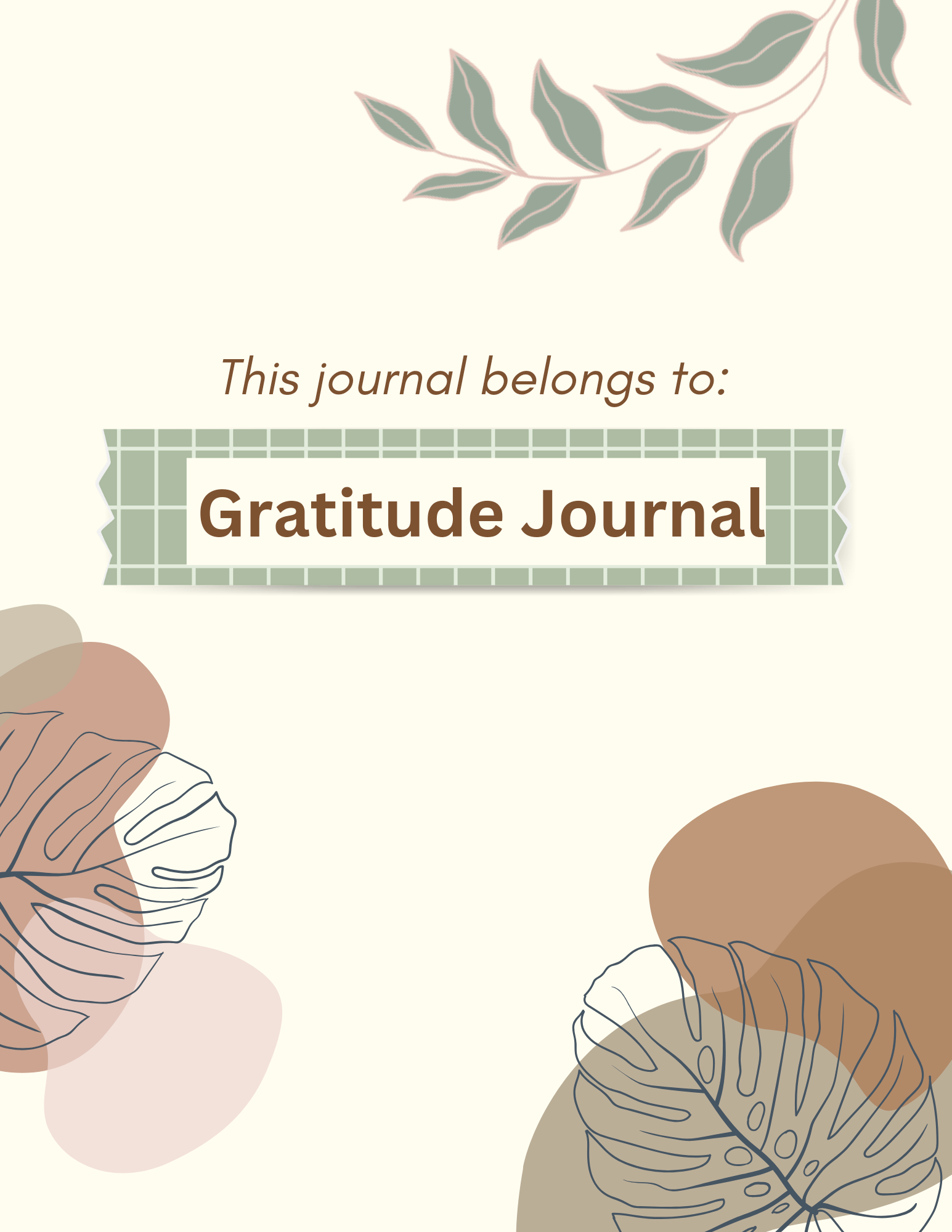 Digital Gratitude Journal | 5-Minute Daily Morning and Night Routine ...