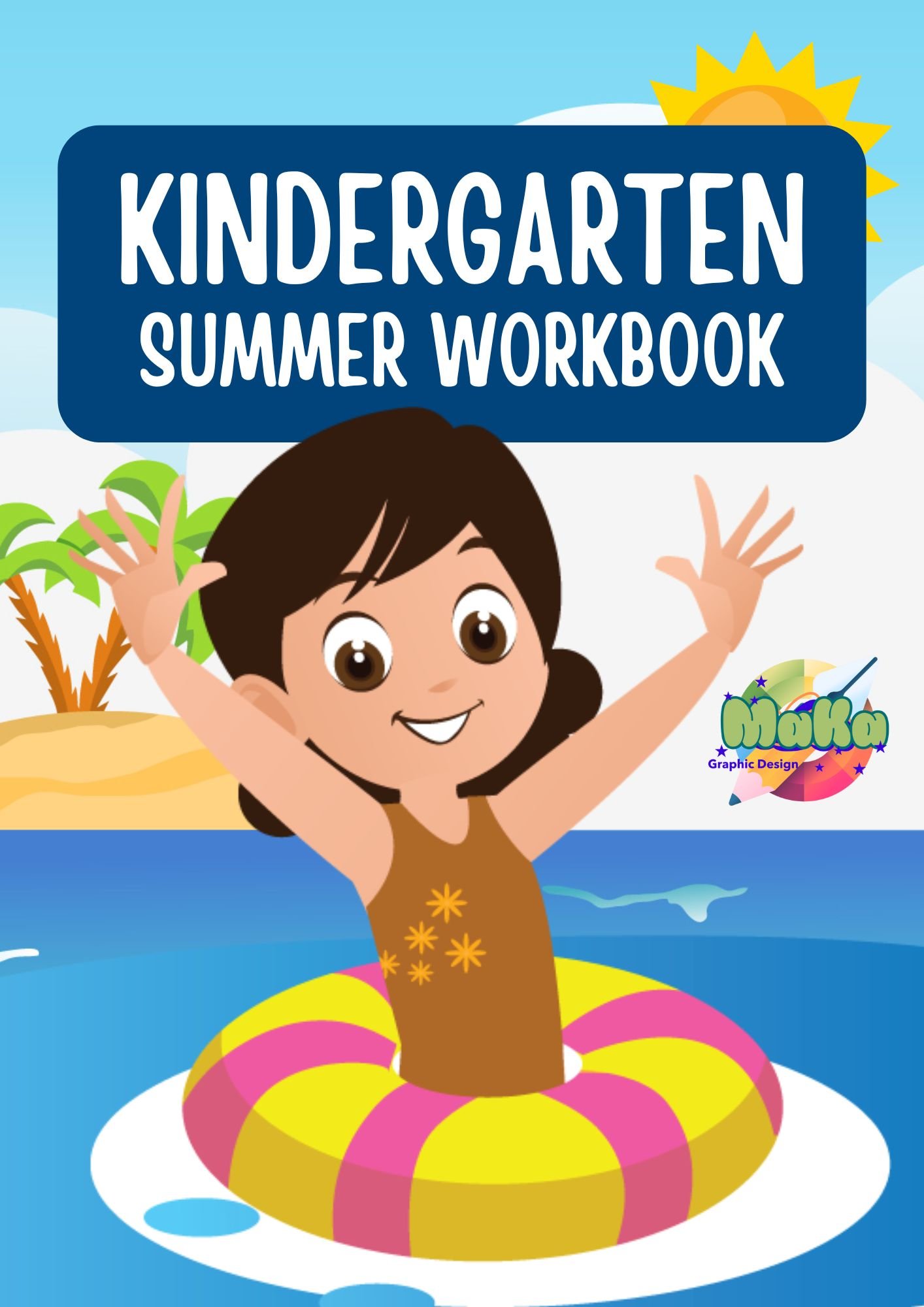 Fun and Colorful Summer Kindergarten Workbook for Kids 25-page PDF - Payhip