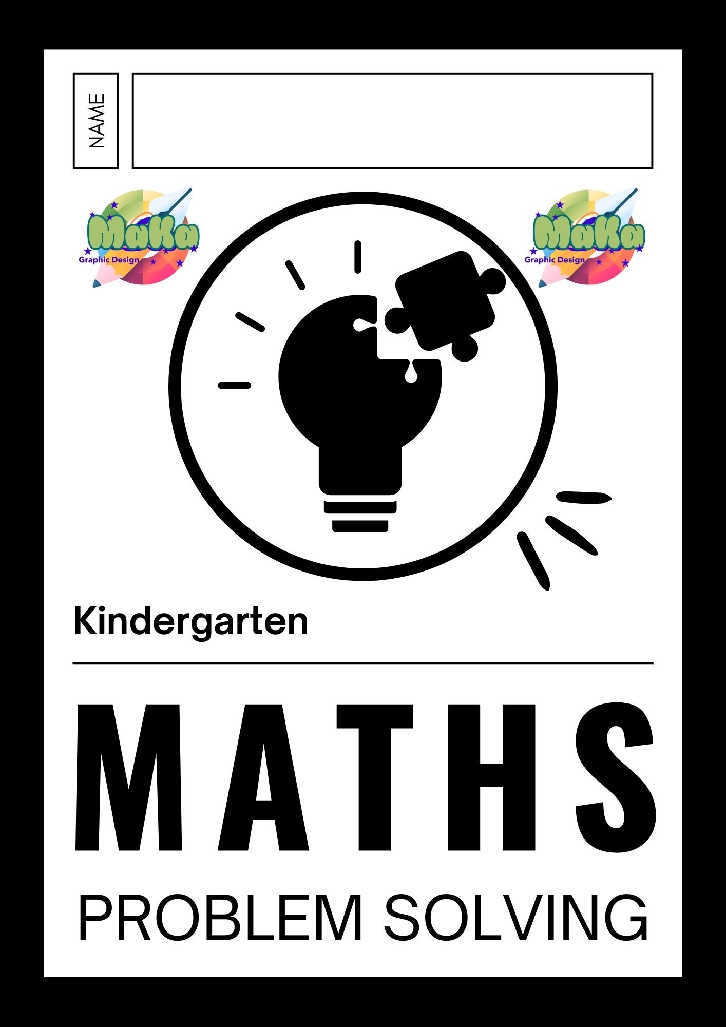 Kindergarten MATHS Problem Solving Book (PDF) – 13 Pages - Payhip