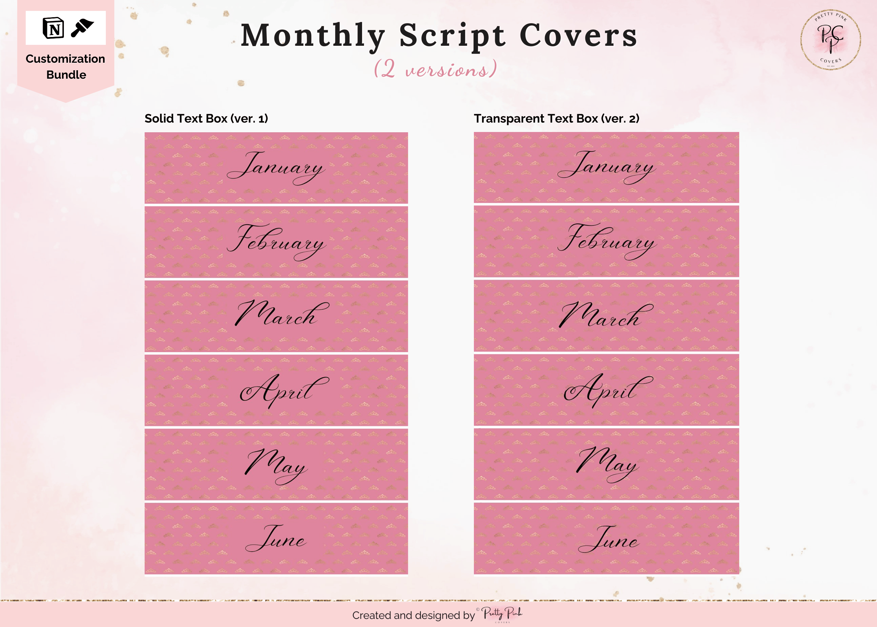 Pretty Pink Covers - FREEBIES
