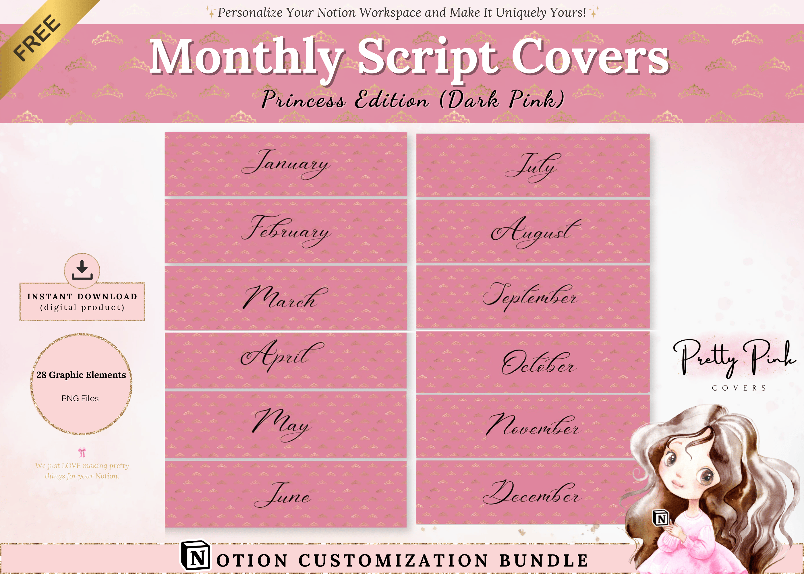 Pretty Pink Covers - FREEBIES