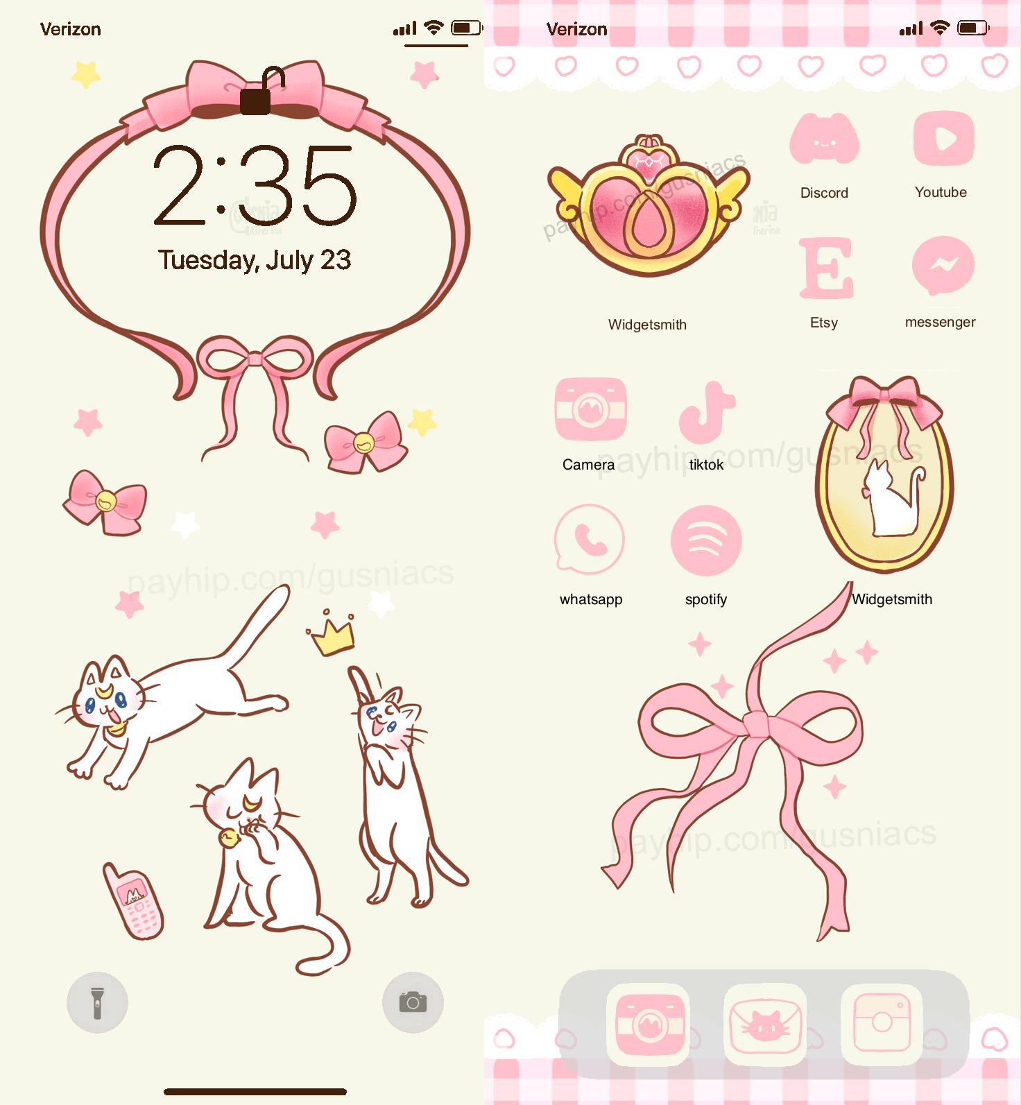 Cute Cosy Black Cat Icon Pack | Home screen customization set for ...