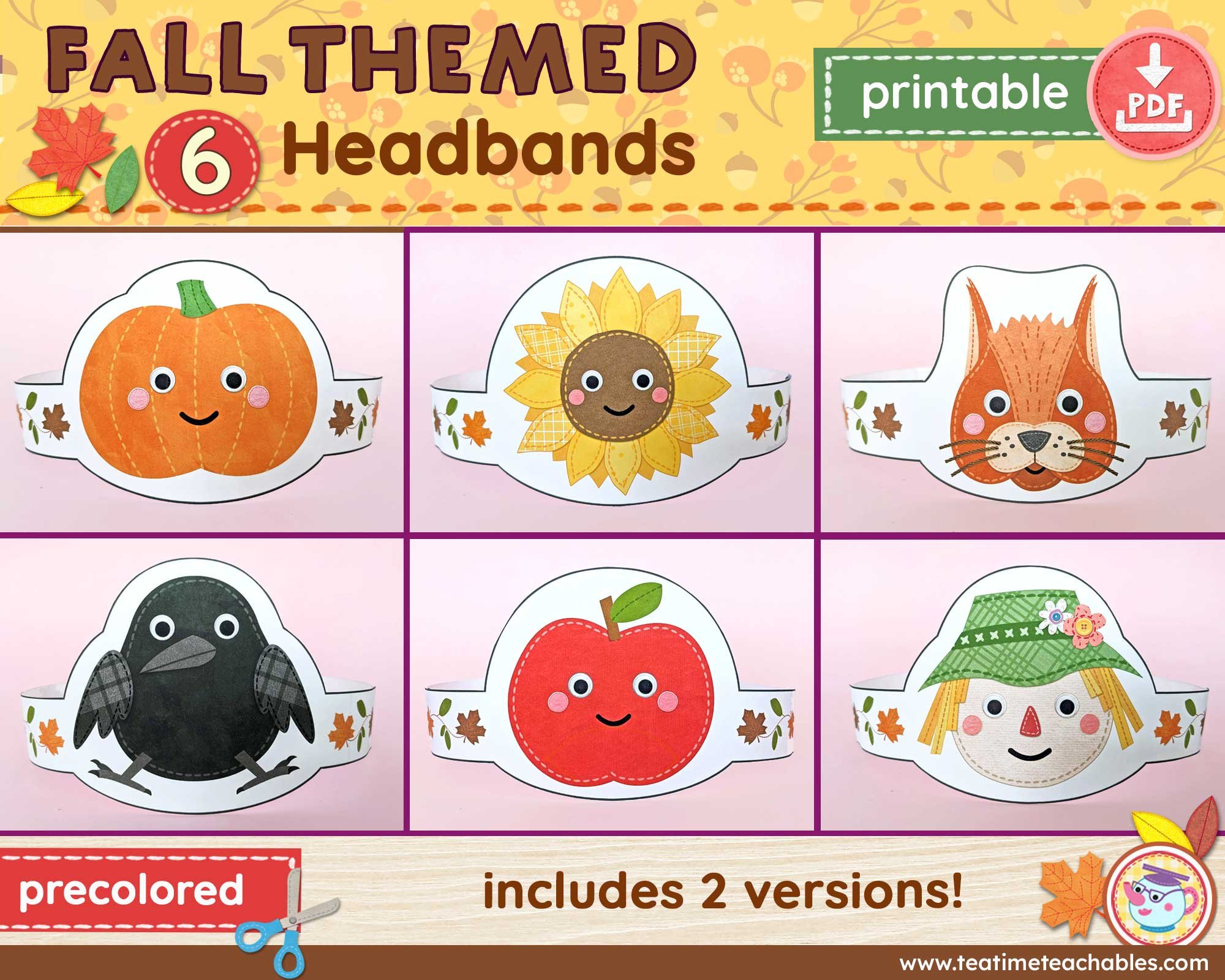 Fall-themed Headbands - PRECOLORED - Payhip