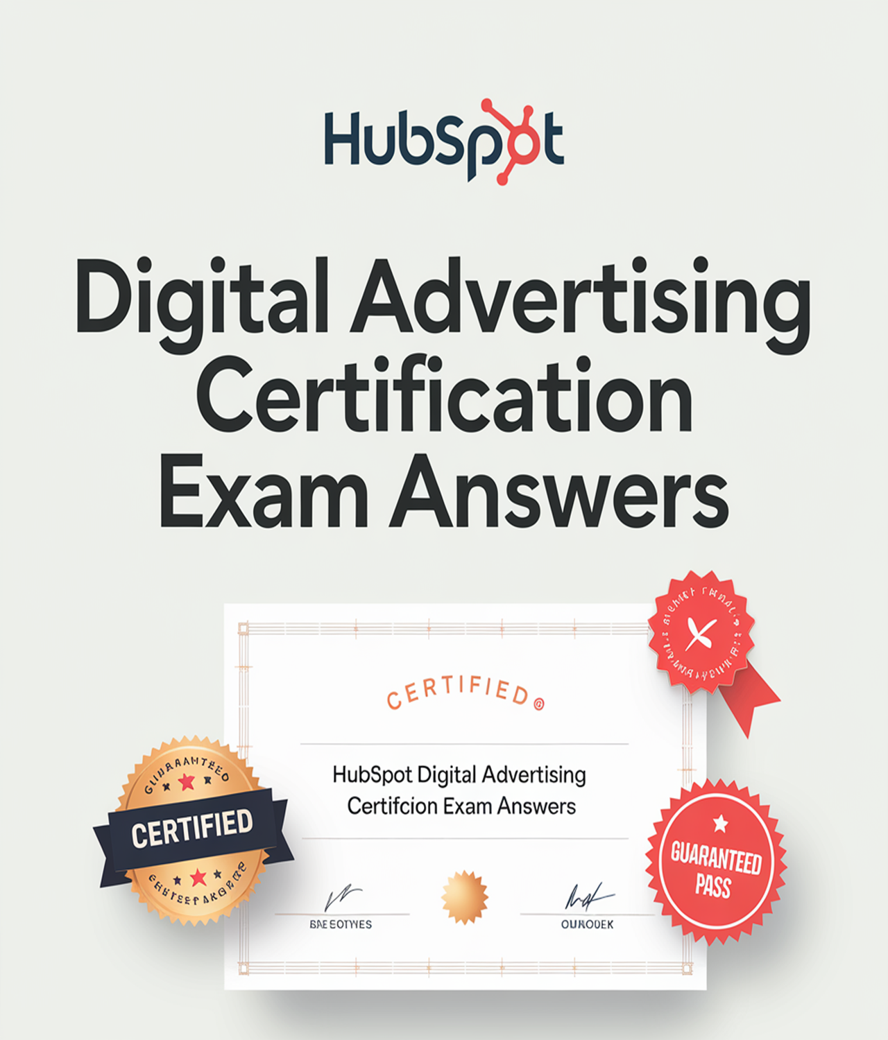 Hubspot Digital Advertising Certification Exam Answers PDF Instant ...