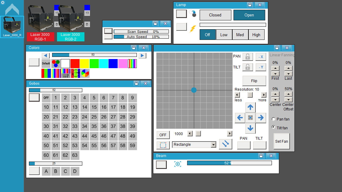 Fixture de Freestyler P/ Laser Light 3000RGB, Chino (10-34CH) - Payhip