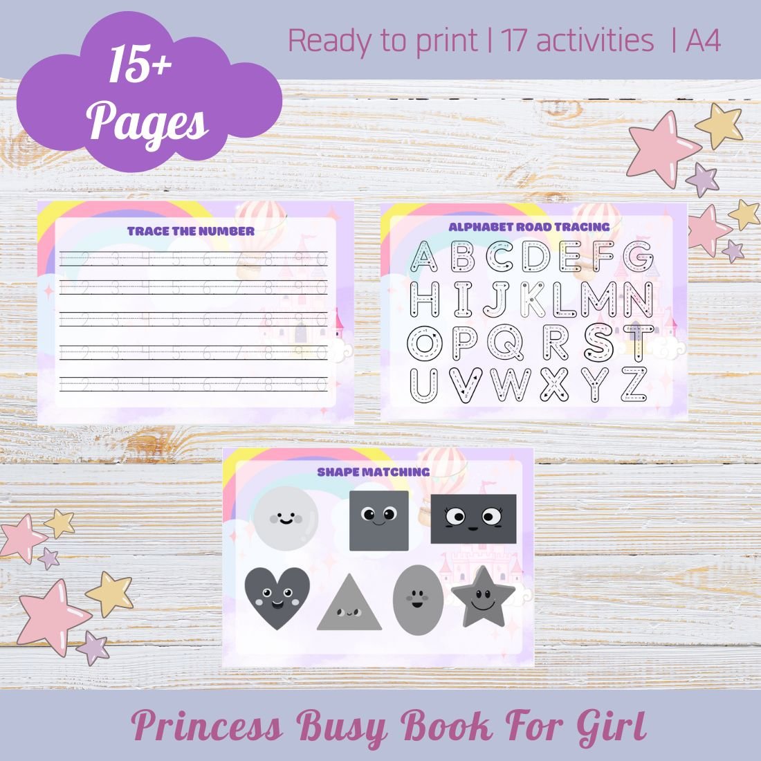 Princess Theme Busy Book Printable, Quiet Book, Montessori Homeschool ...