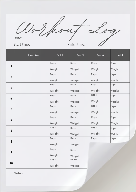 30 Day Fitness Tracker - Payhip