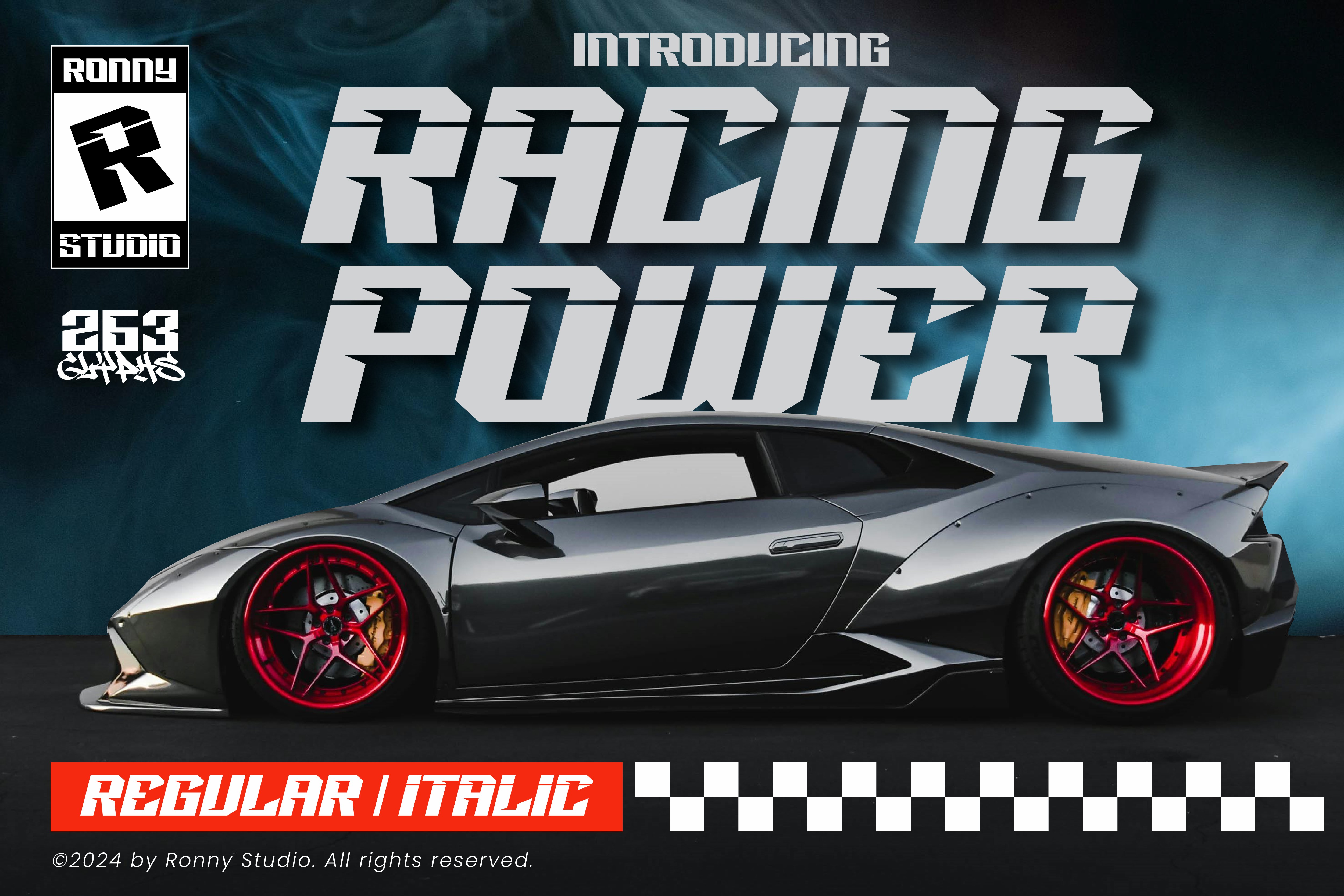 Racing Power - Racing Font