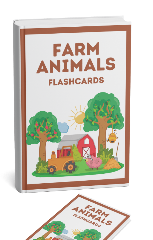 Illustrative and Colorful Farm Animals Flashcards - Payhip