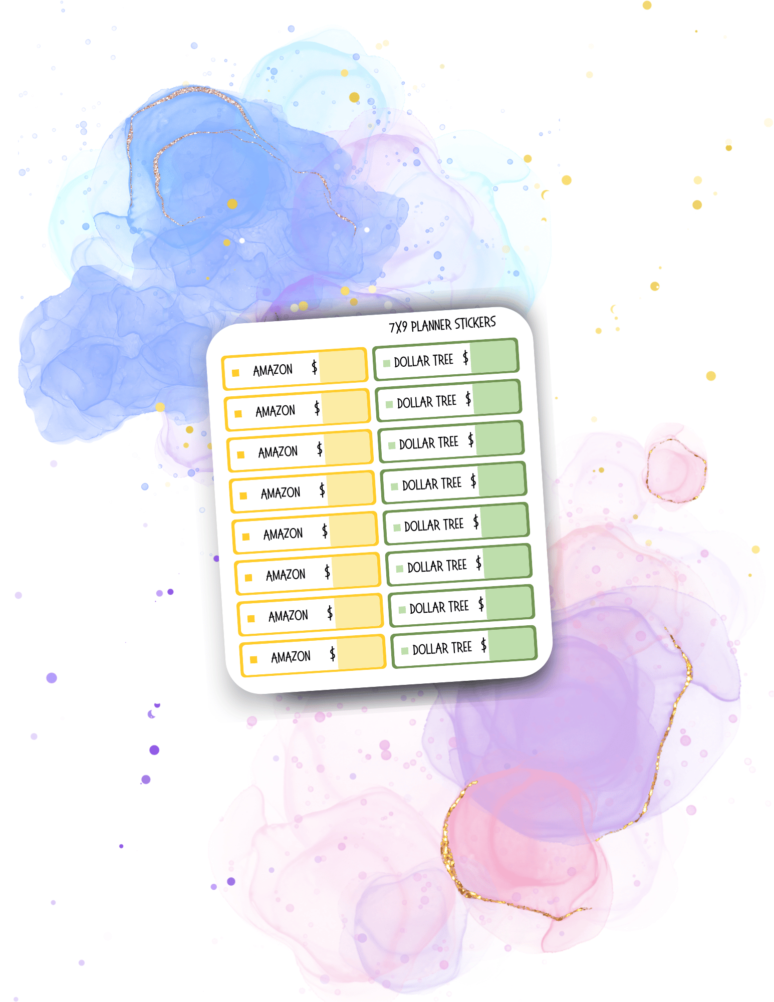 Amazon Dollar Tree Sticker Sheet - Payhip