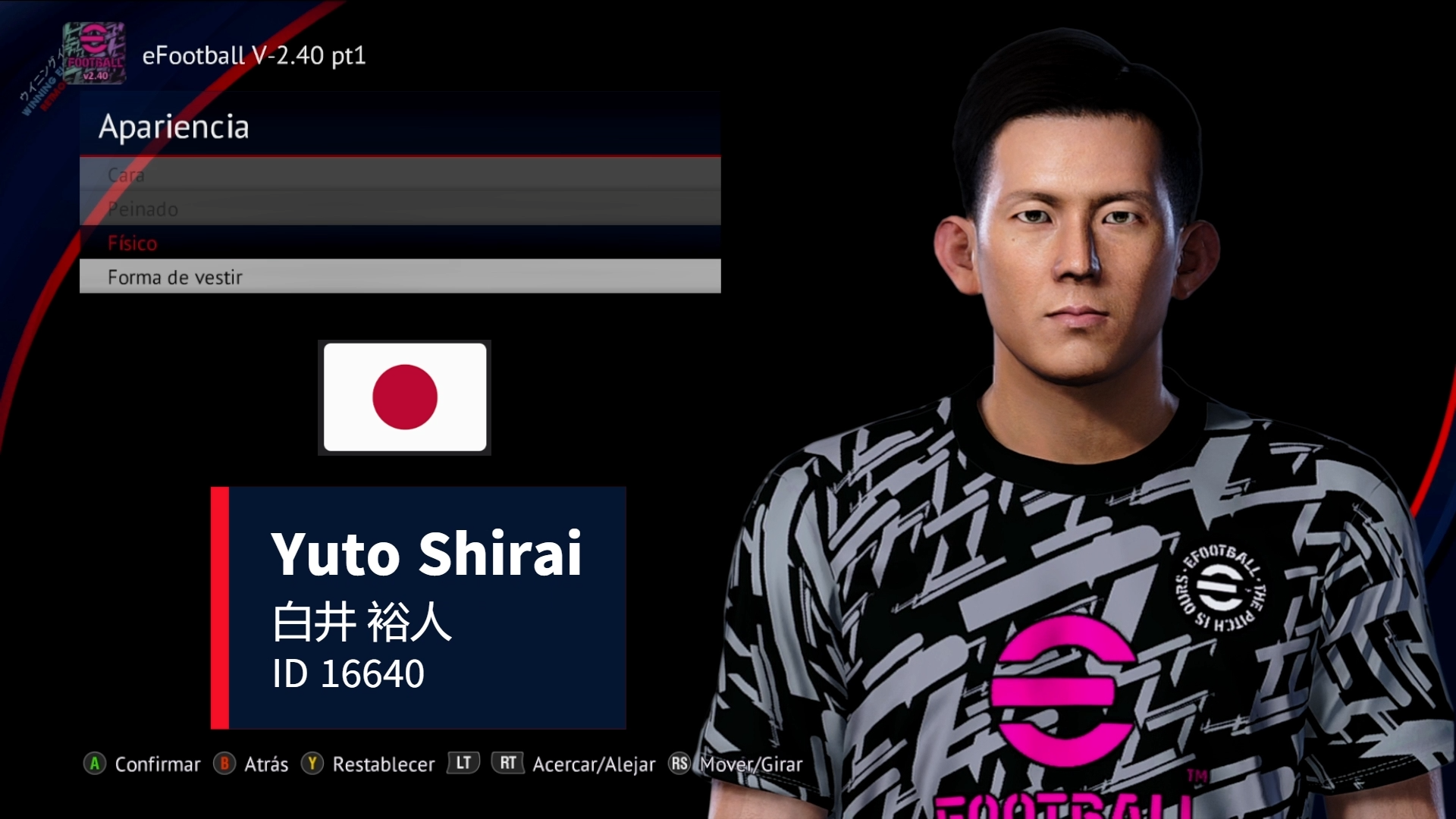 Yuto Shirai • eFootball v2.40 - Payhip