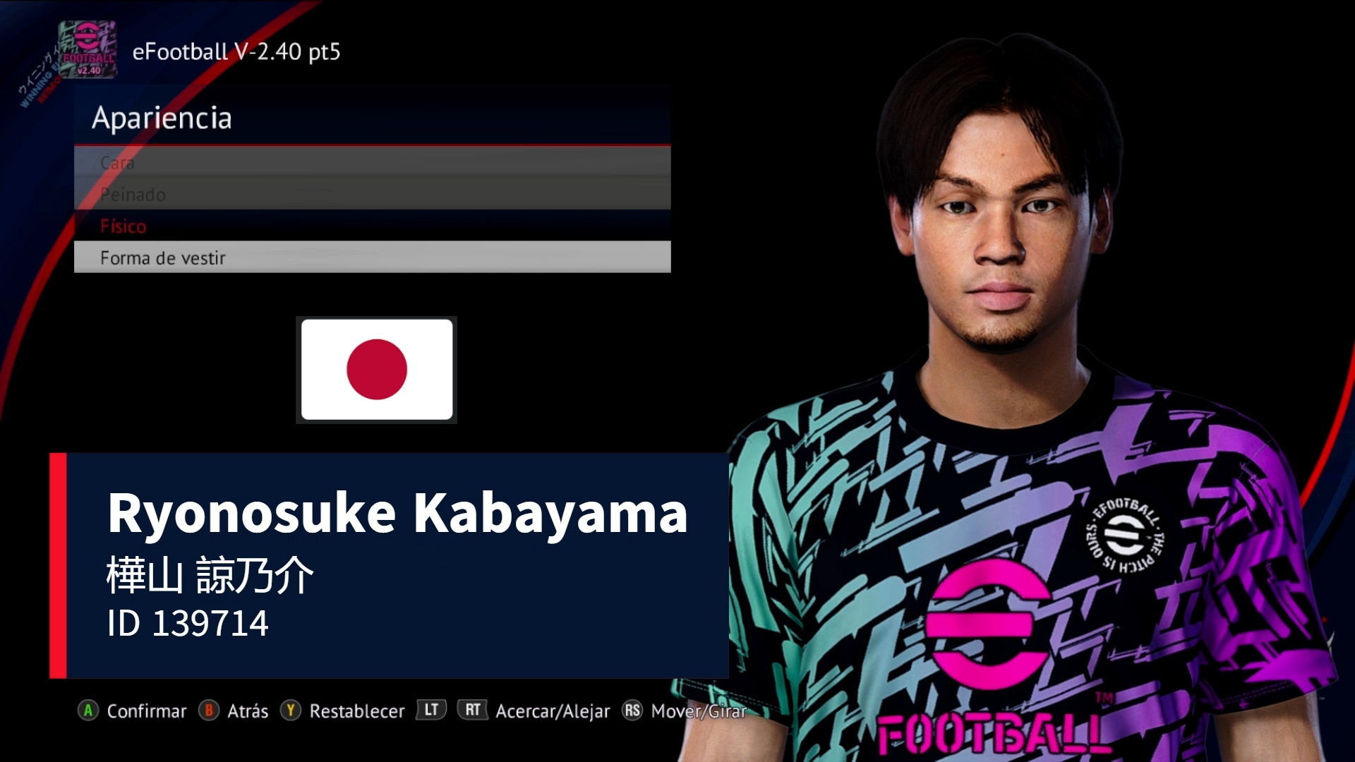 Ryonosuke Kabayama • eFootball v2.40 - Payhip