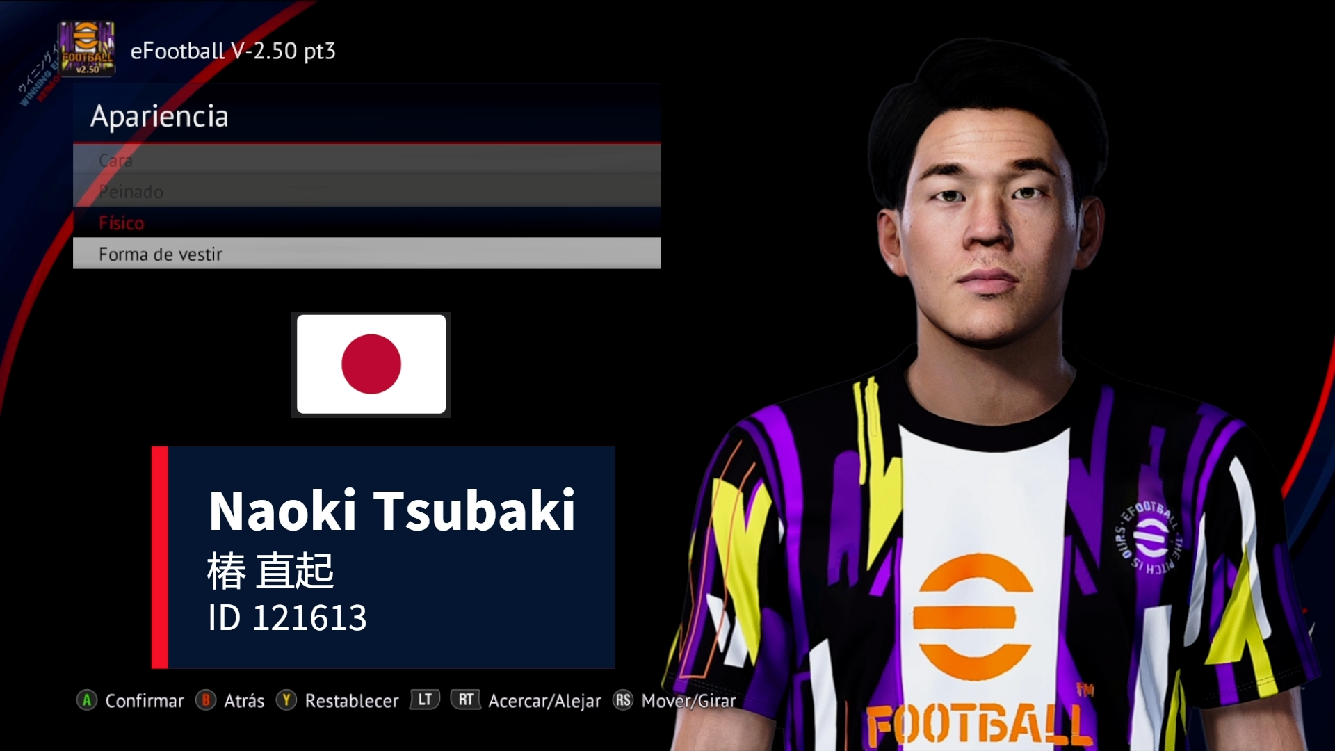 Naoki Tsubaki • eFootball v2.50 - Payhip