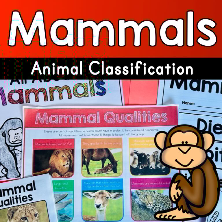 Animal Classification: Mammals - Science and Writing Unit