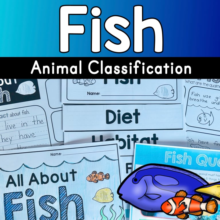 Animal Classification: Fish - Science and Writing Unit