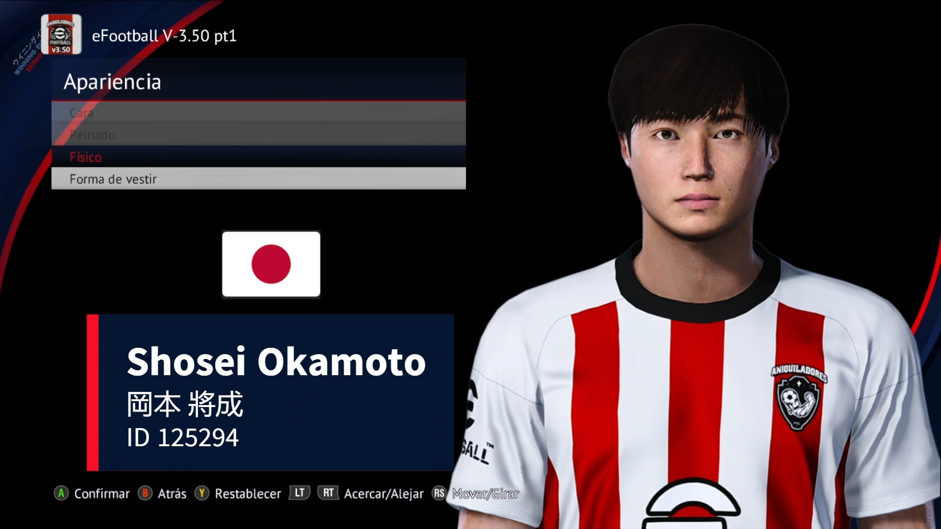 Shosei Okamoto • eFootball v3.50 - Payhip