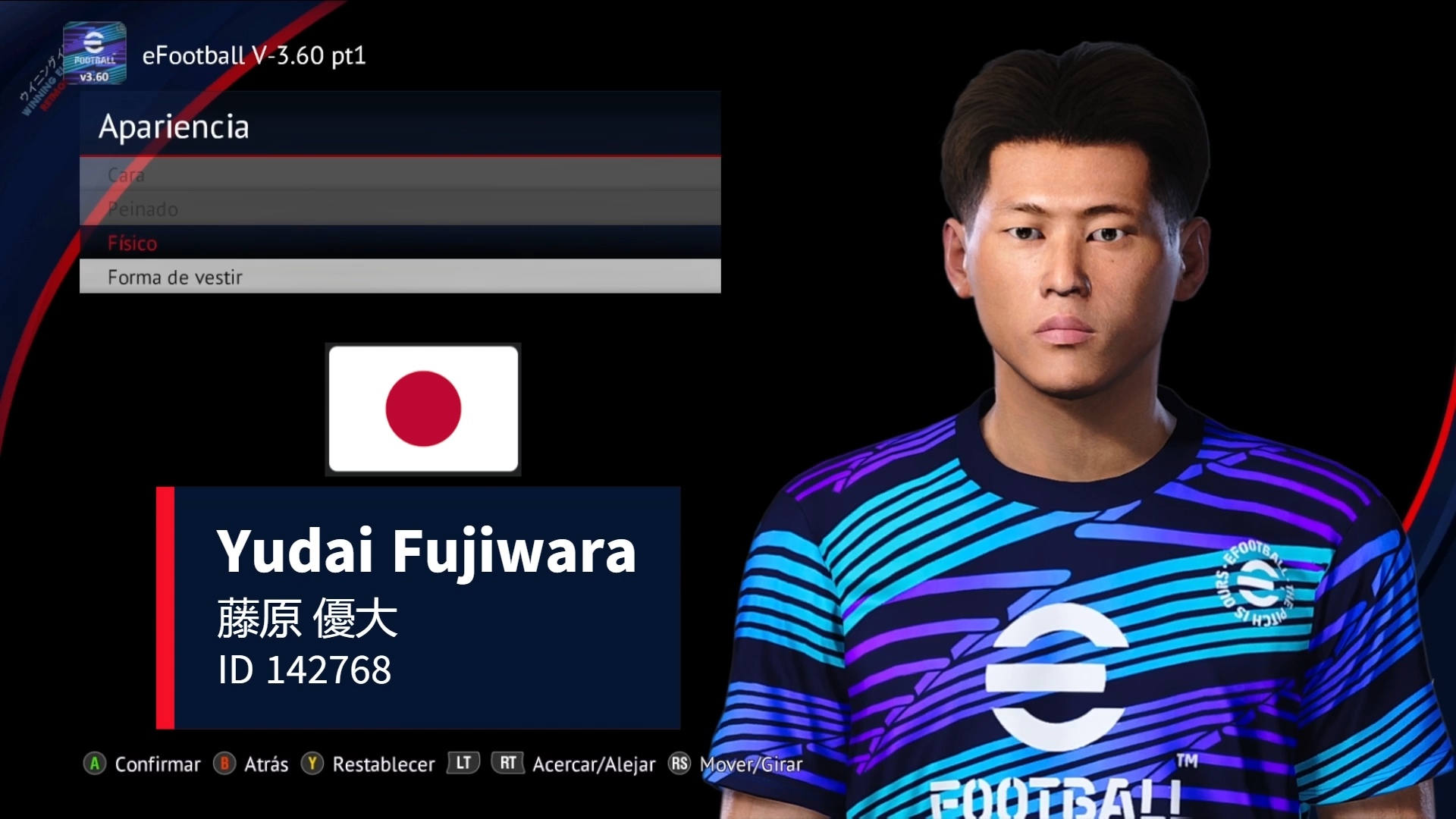 Yudai Fujiwara • eFootball v3.60 - Payhip