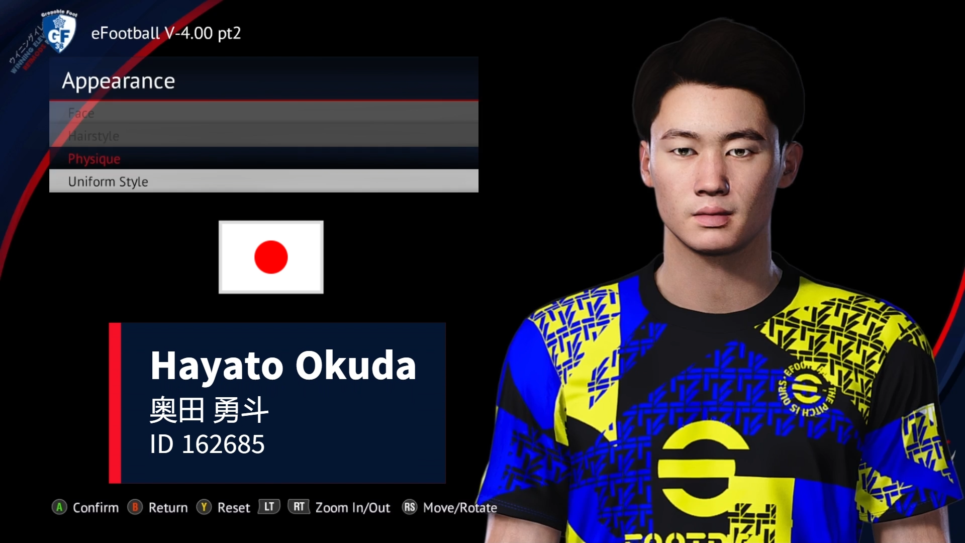 Hayato Okuda • eFootball v4.00 - Payhip