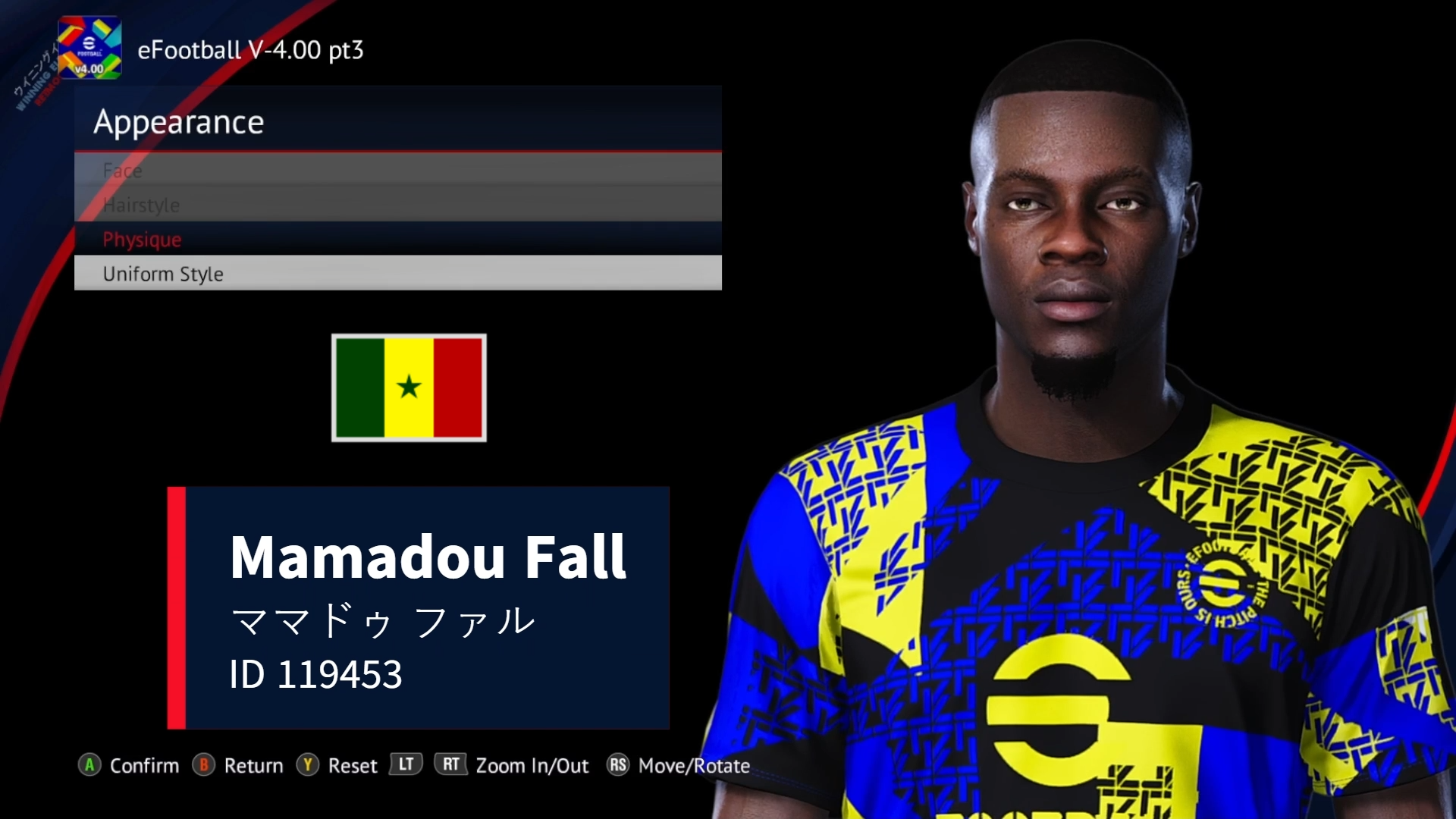 Mamadou Fall • eFootball v4.00 - Payhip