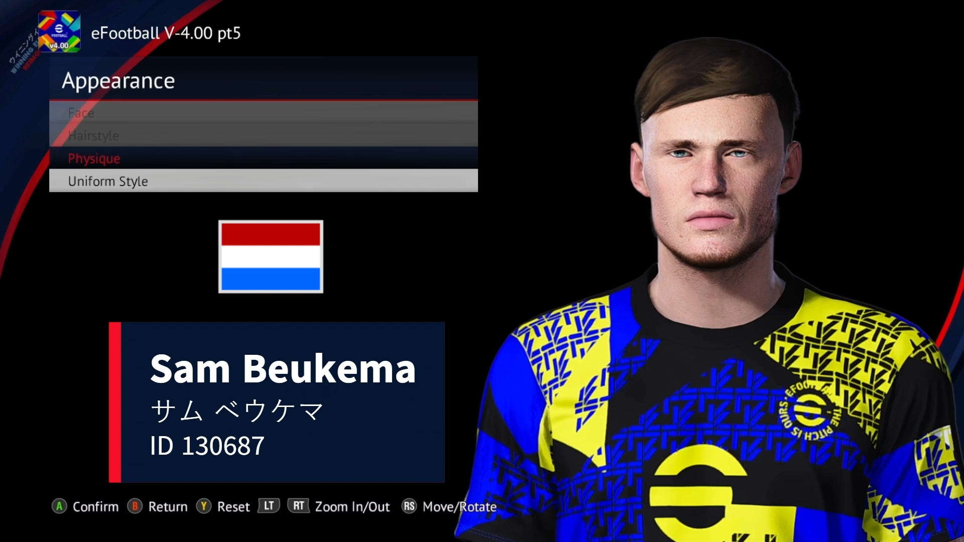 Sam Beukema • eFootball v4.00 - Payhip