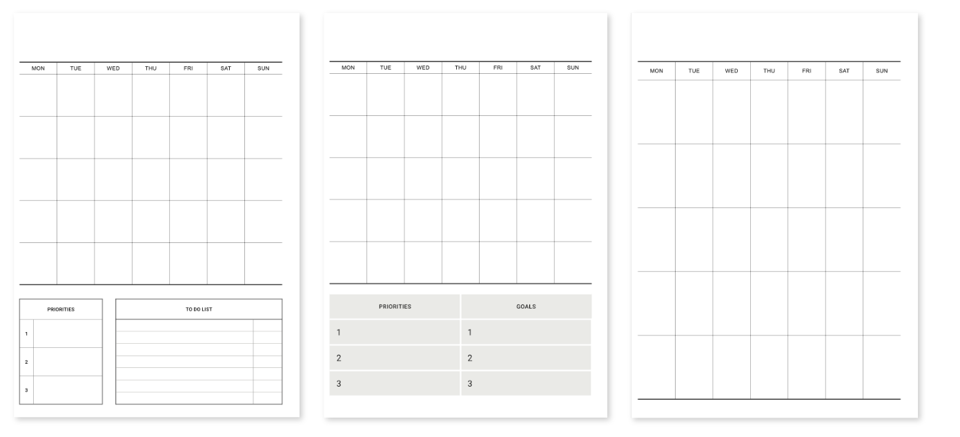 How do you make a digital planner - page layout ideas