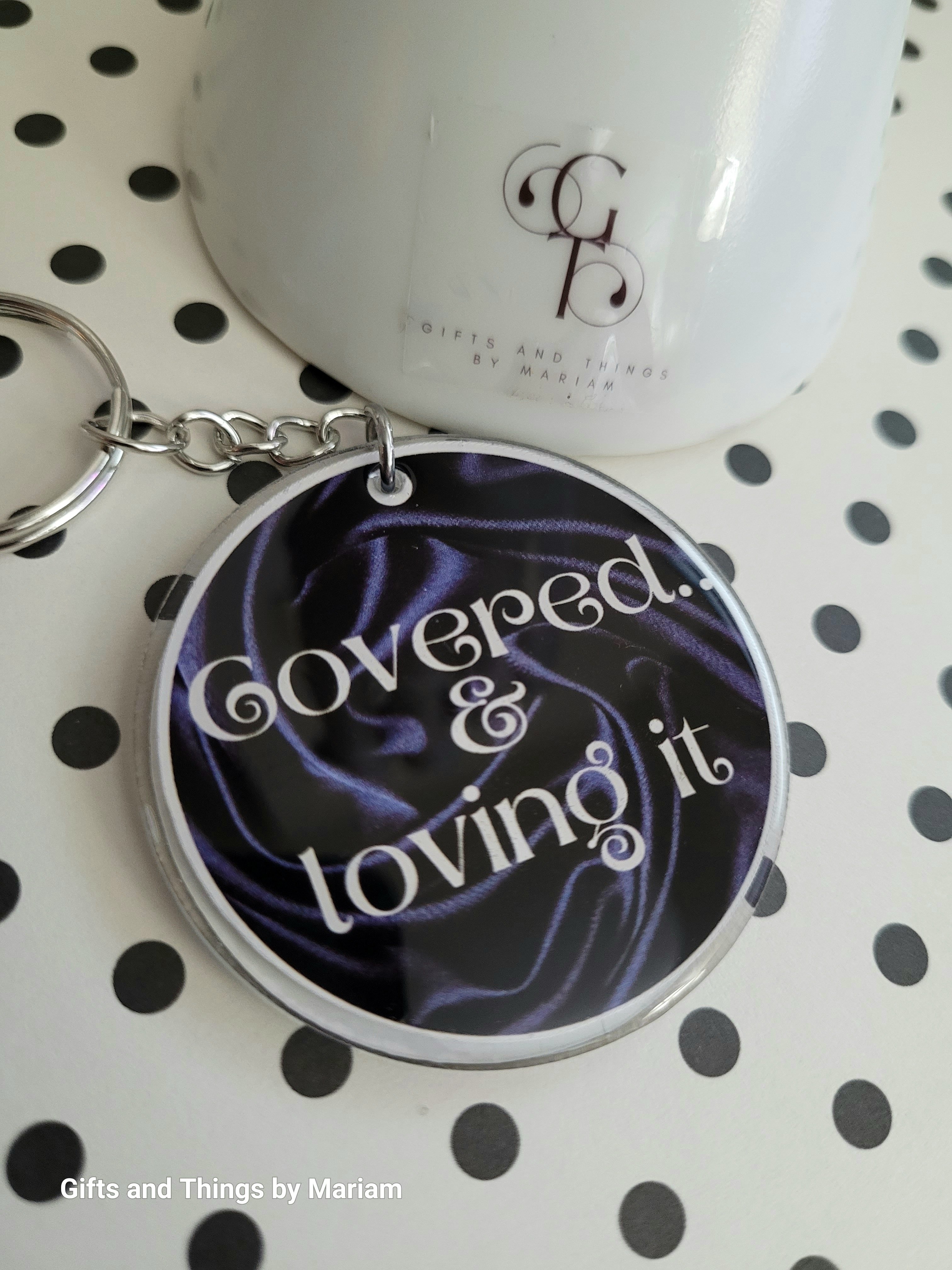 I'm a Niqabi Kind of Girl Round Acrylic Keychain - Payhip