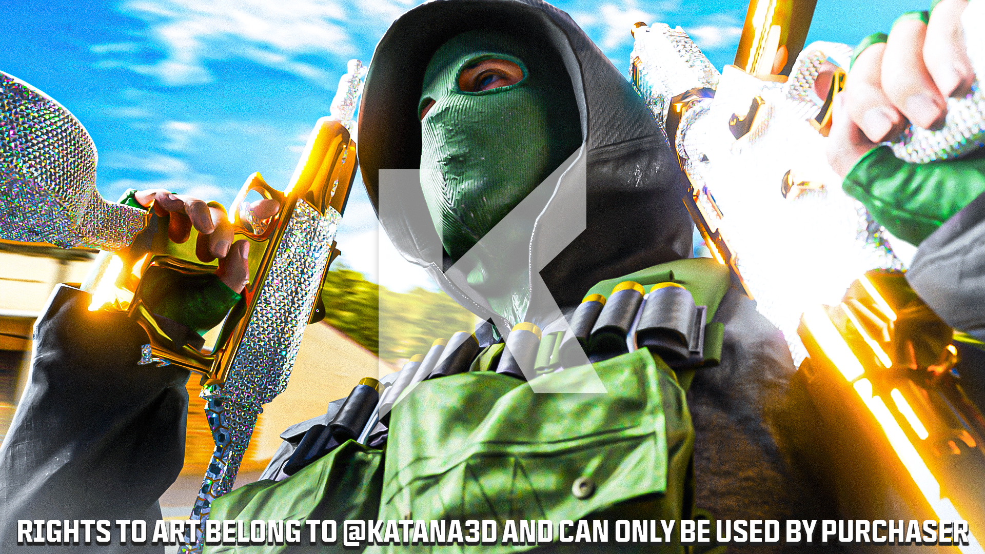 COD/BO6 Thumbnail - 2 SMG's - Payhip
