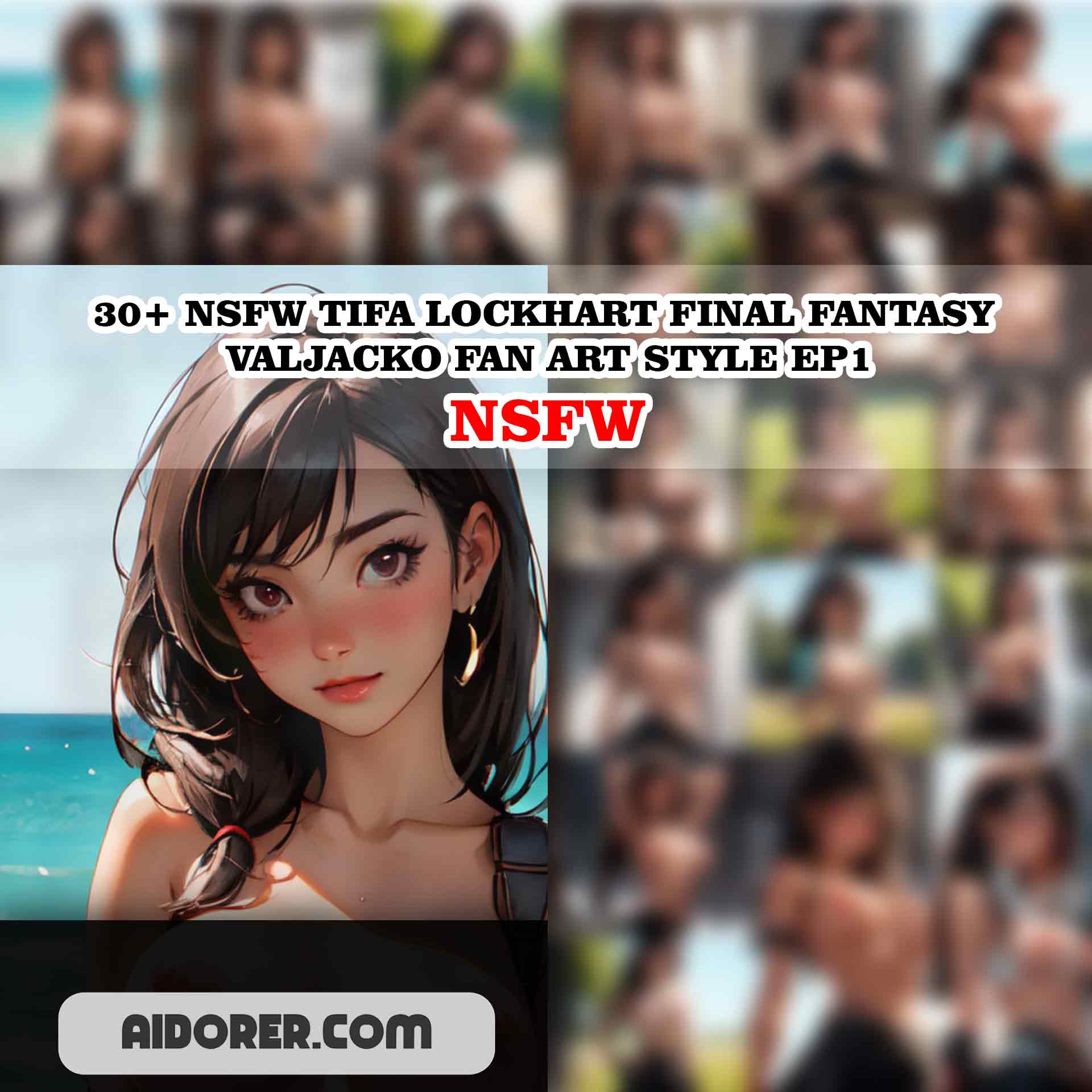 31 TIFA LOCKHART FINAL FANTASY VALJACKO FAN ART STYLE EP1 - Payhip
