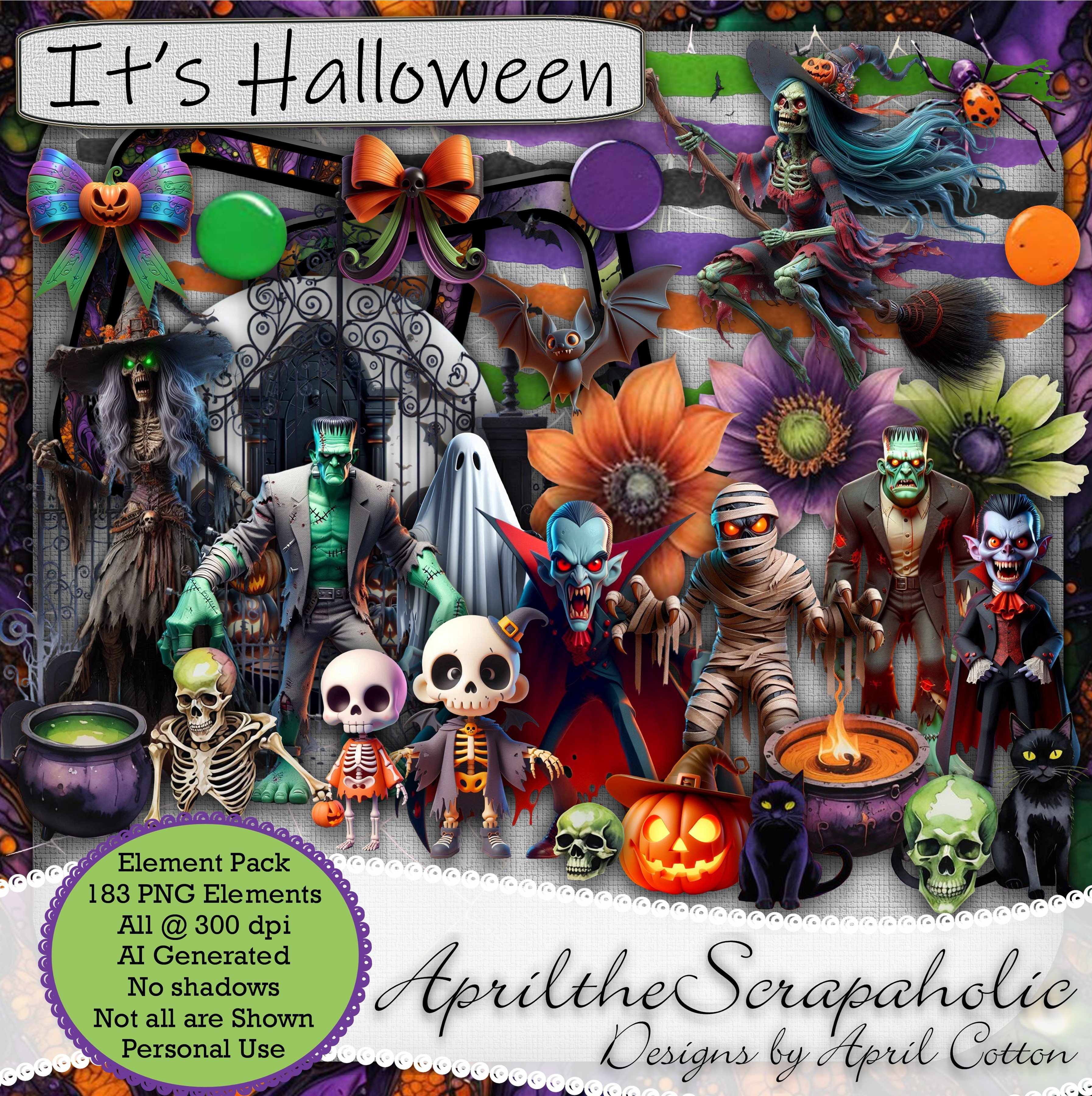 It's Halloween Full Size Mega Kit now in the store - Payhip