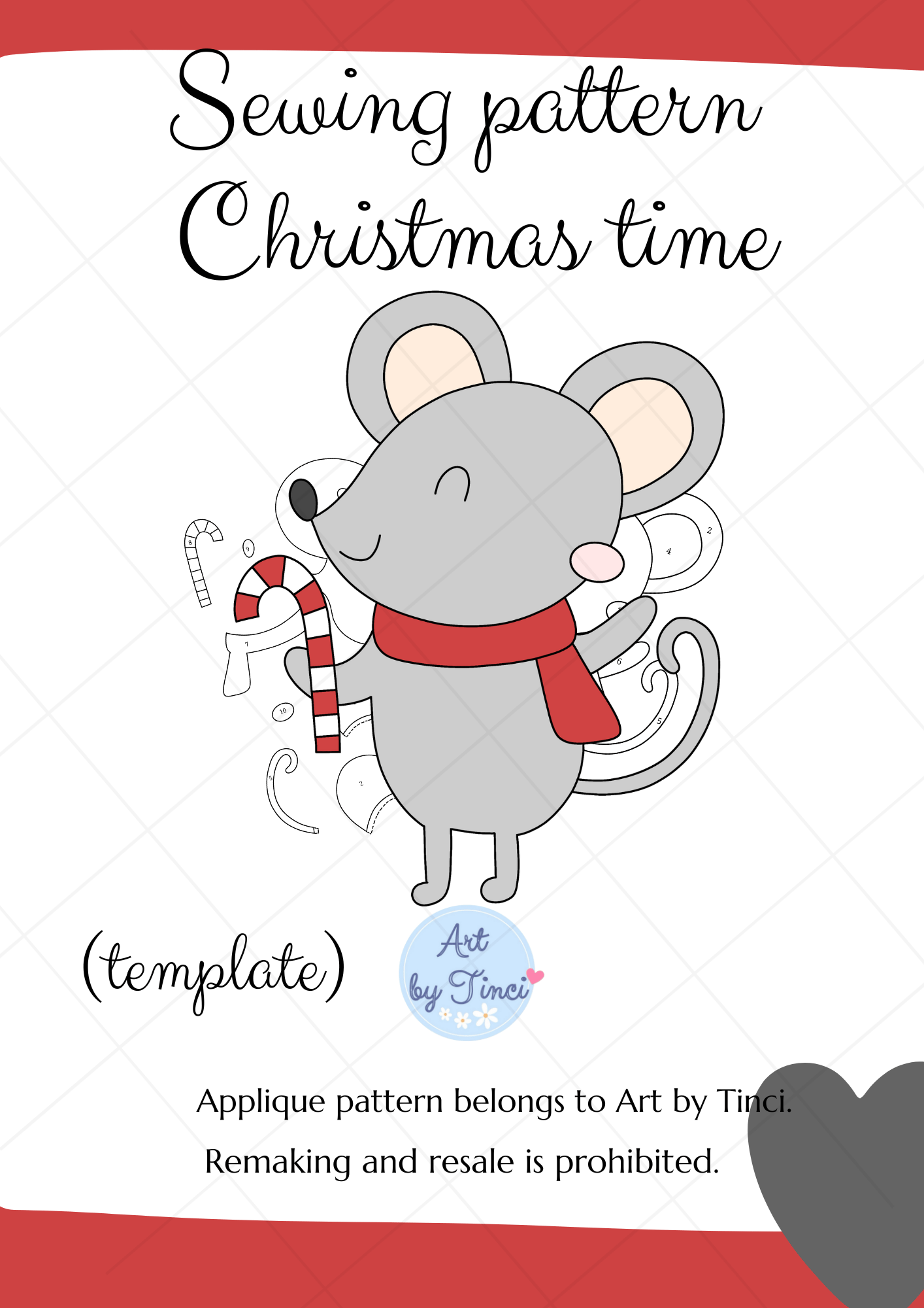 Sewing Pattern Christmas Time (template) - Payhip