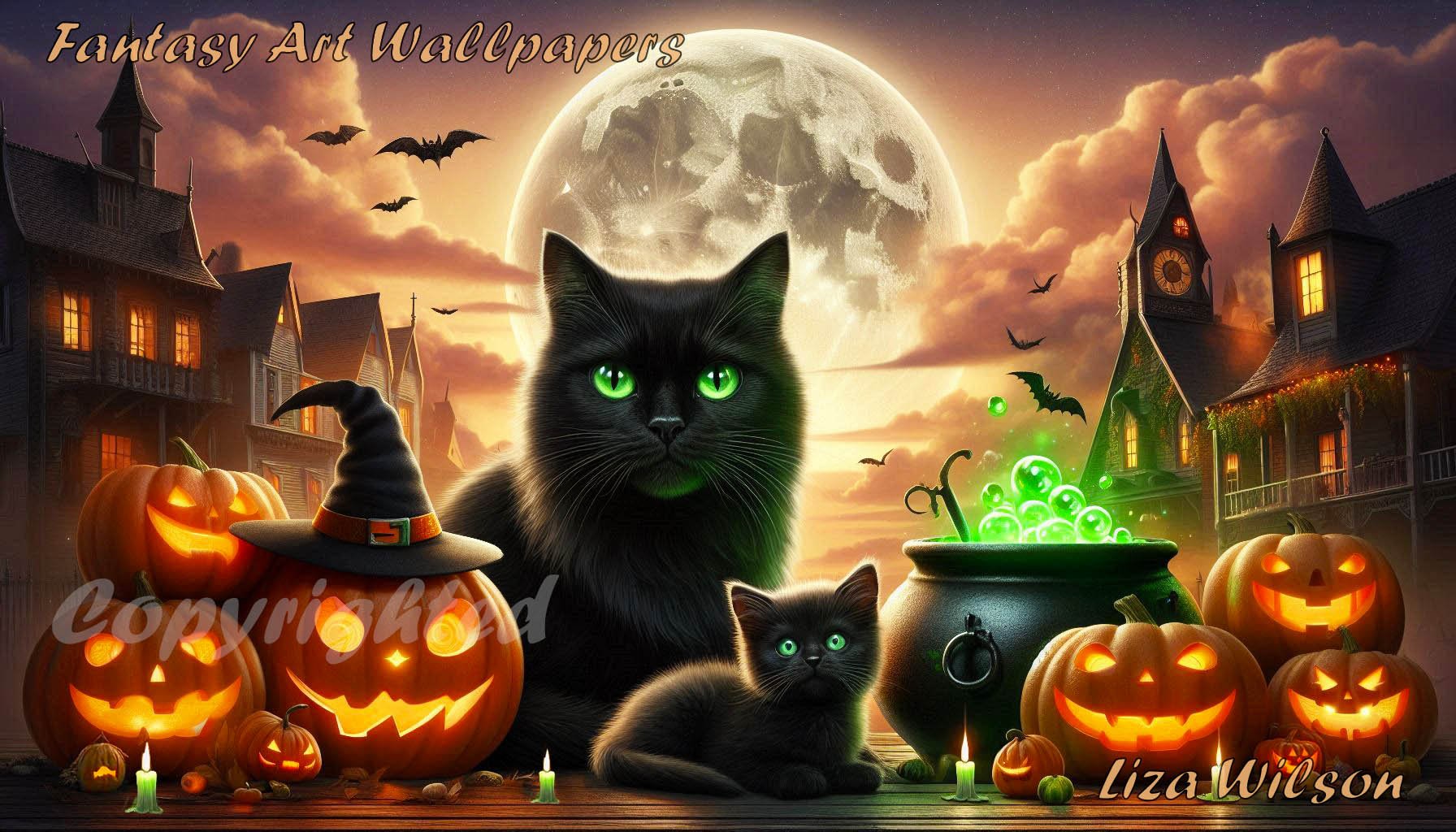 HaLLoWeeN CaTs & PuMpKinS 4 - Payhip