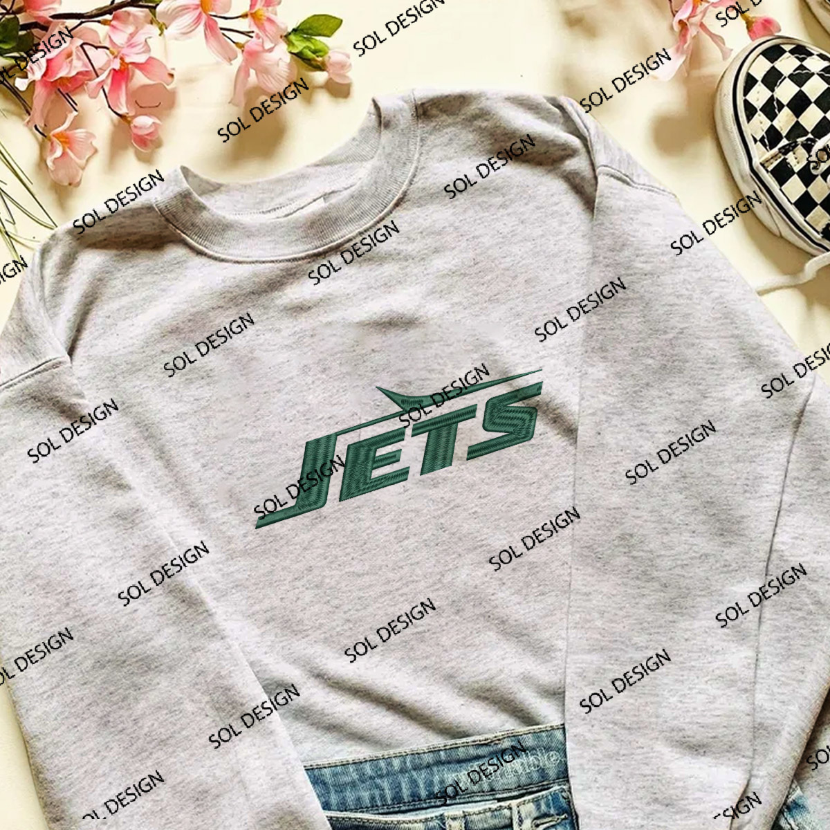 New York Jets Machine Logo Embroidery Designs, NFL Jets, NFL Logo ...