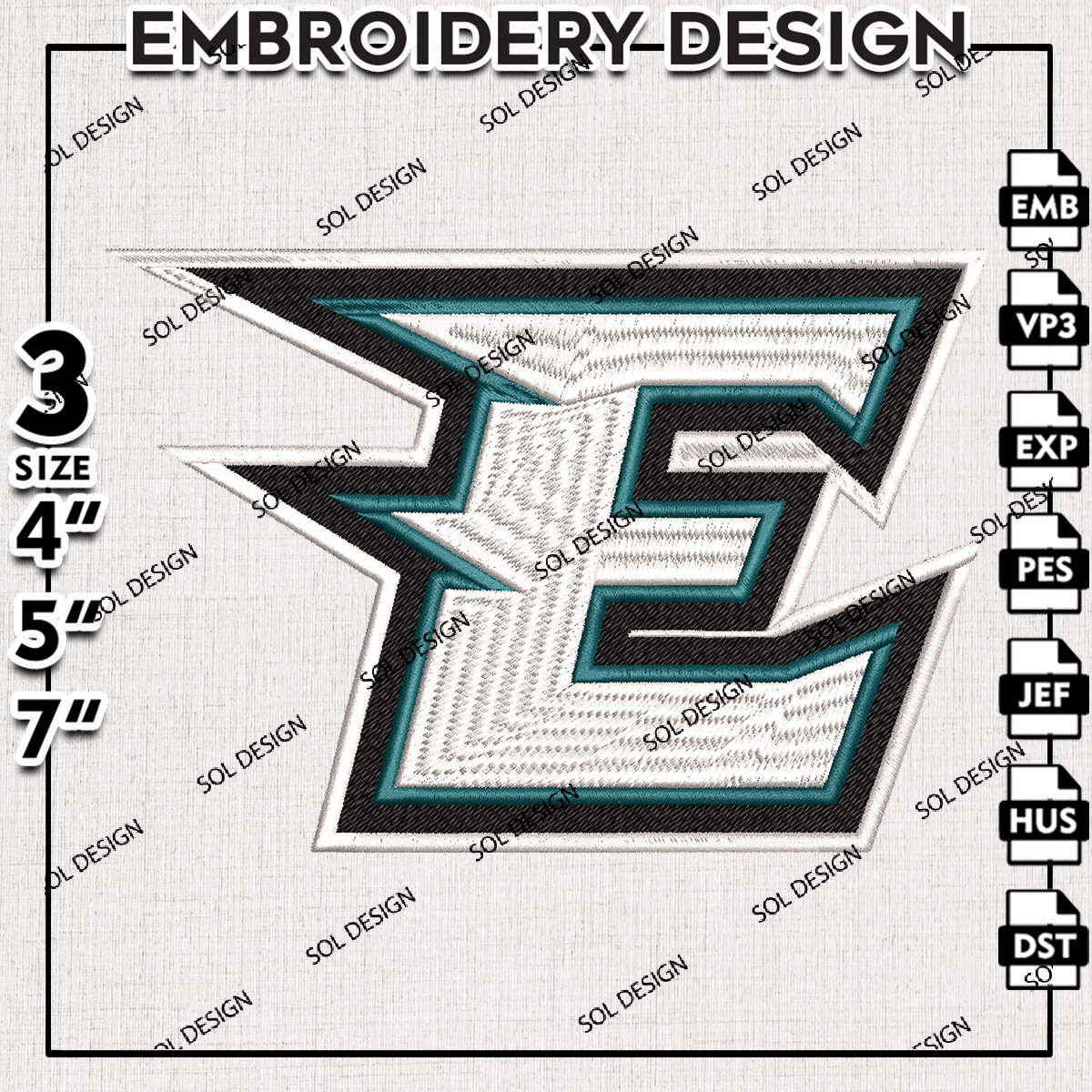 NFL Philadelphia Eagles Machine Embroidery Design Files, NFL Eagles ...