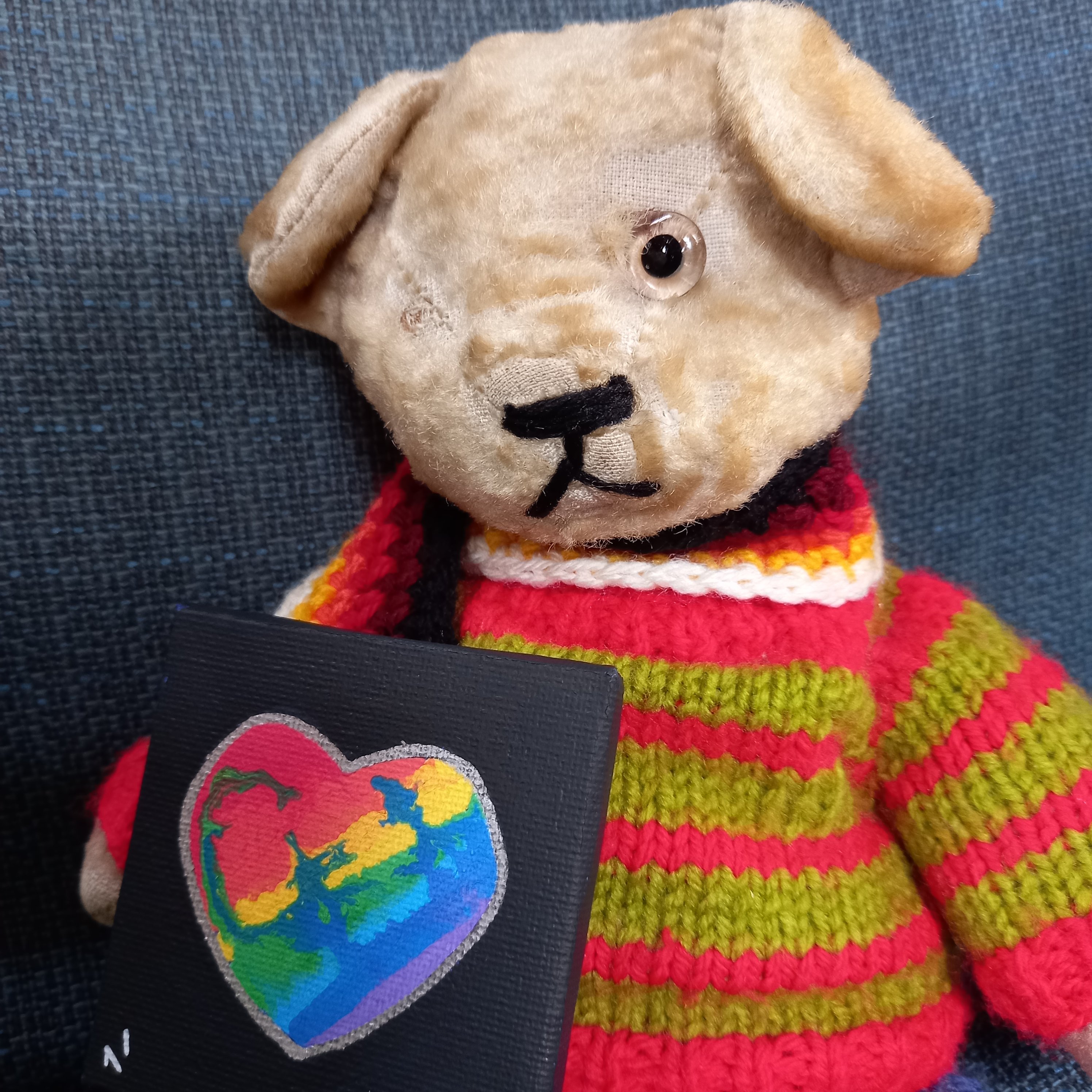 Mini Canvas *Rainbow Planet* - Payhip