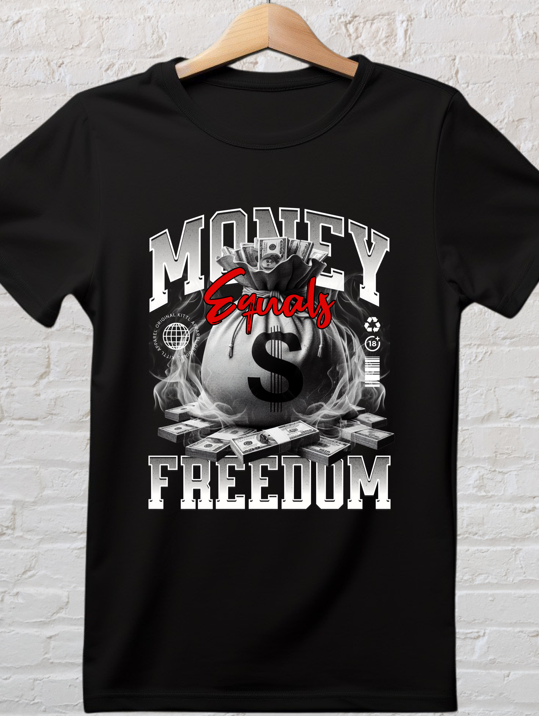 Money Equals Freedom T-Shirt - Payhip