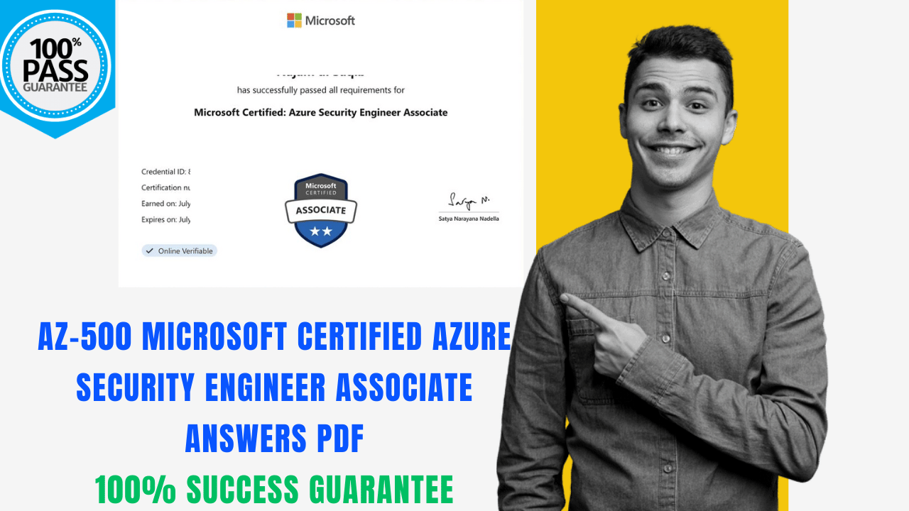 AZ-500 Microsoft Certified Azure Security Engineer Associate Answers PDF - Payhip