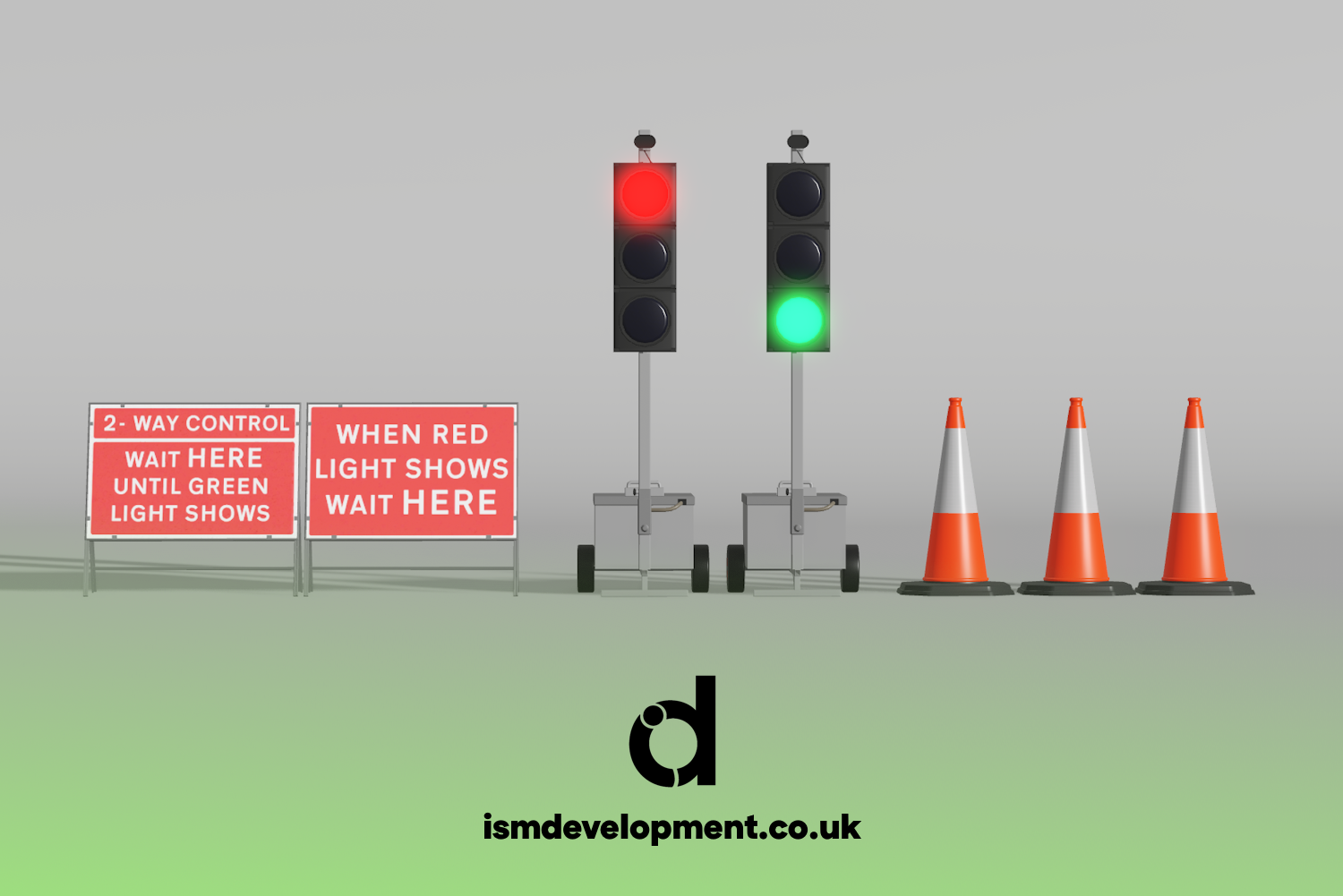 Temporary Traffic Lights Pack 2-way control
