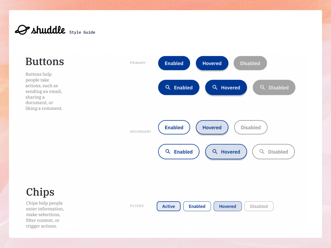 Shuddle Design System