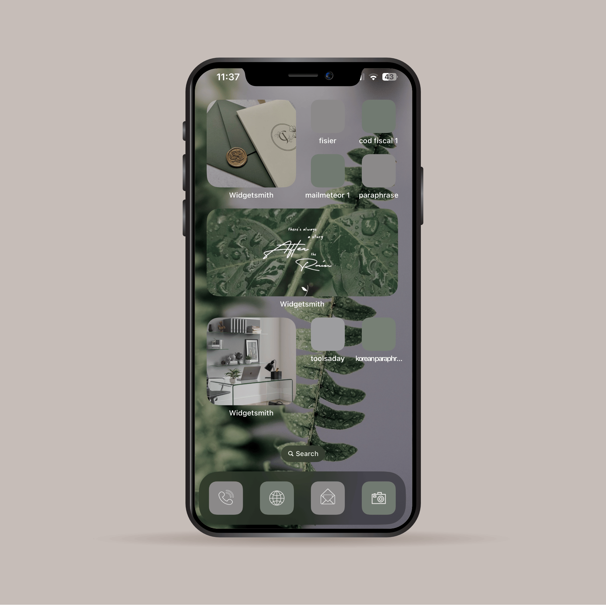 Green Grey- Home Screen kit - Payhip