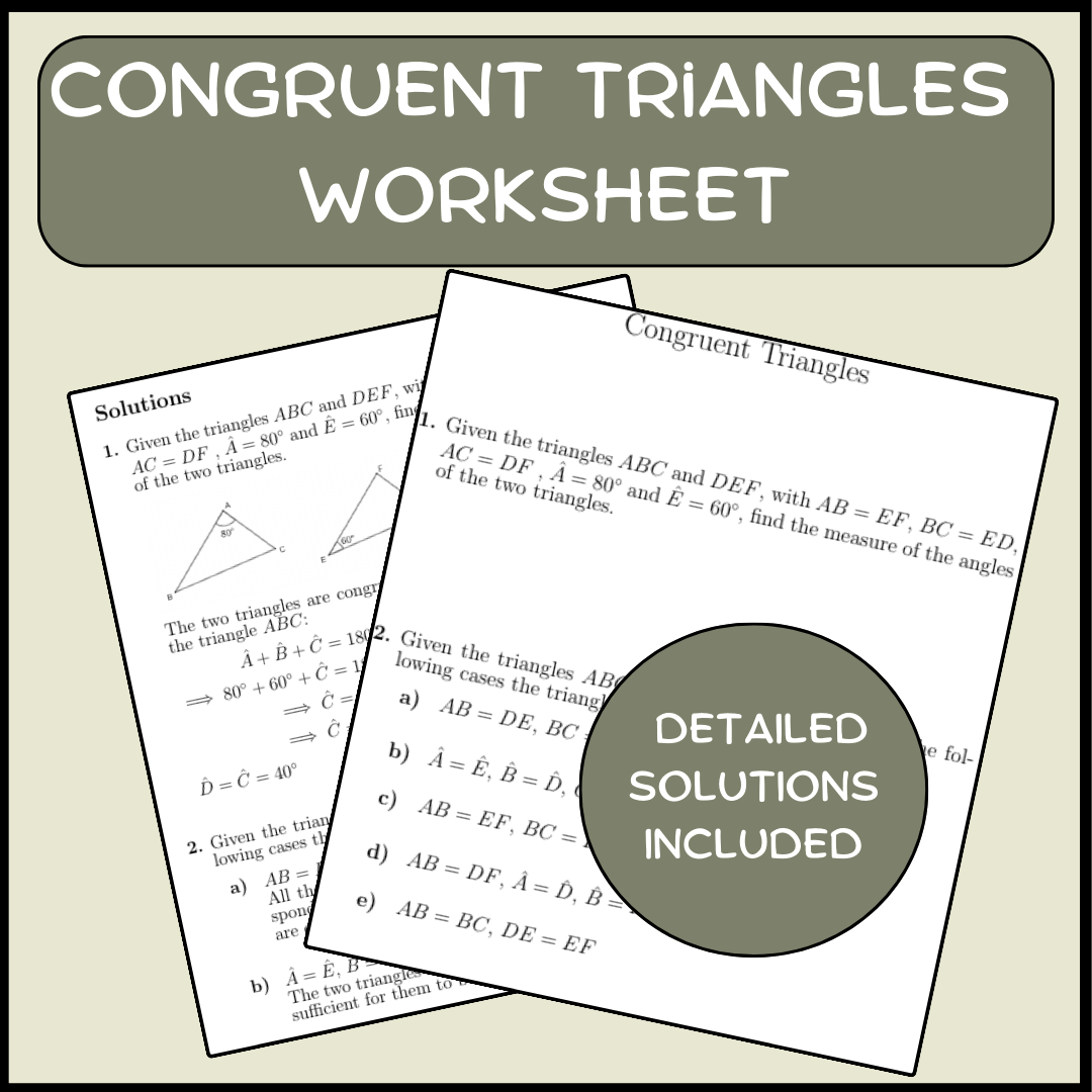 Types of angles worksheet no 2 (with solutions)
