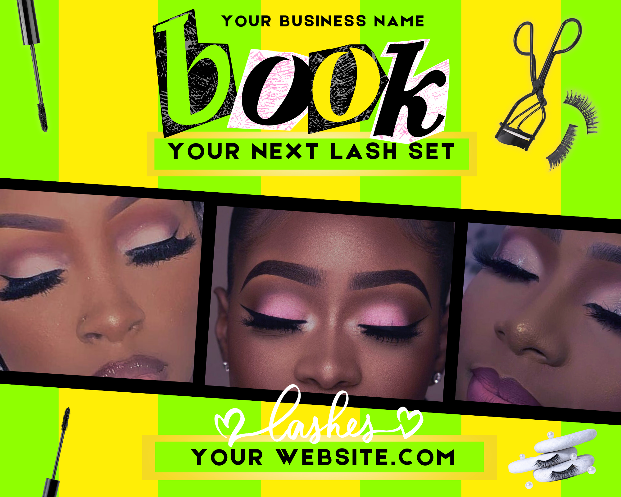 Eyelash Booking Template 3 - Payhip
