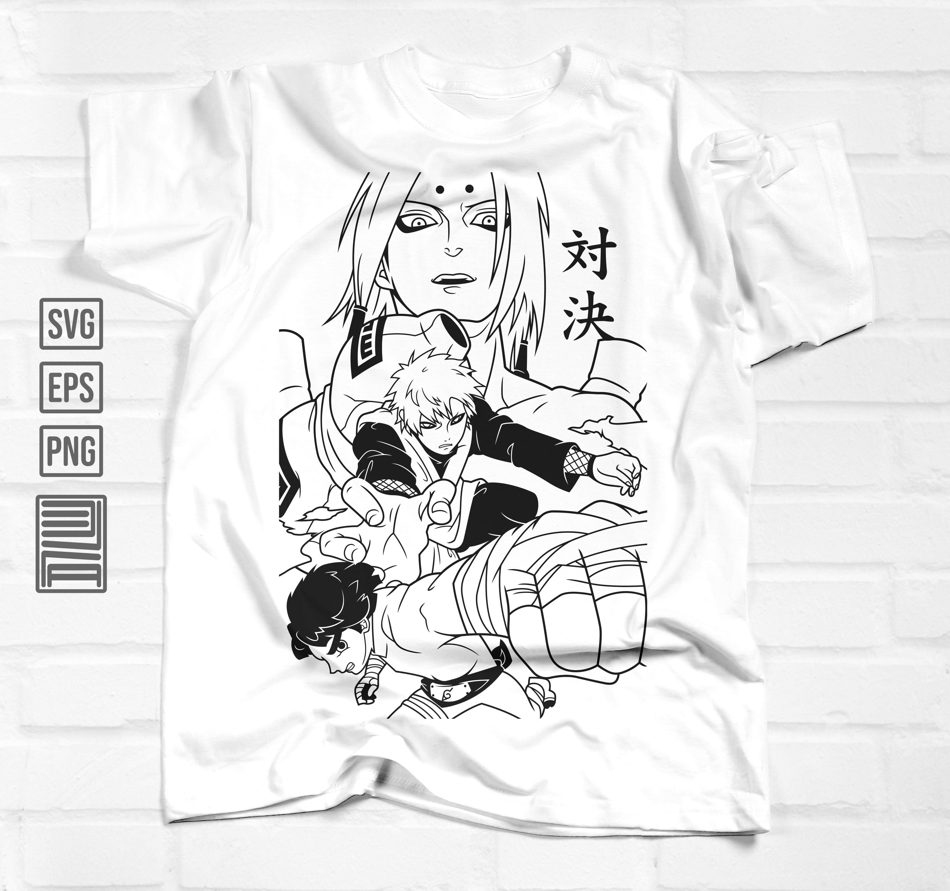 Naruto - Gaara, Rocklee, Kimimaro Anime Vector Files - Payhip