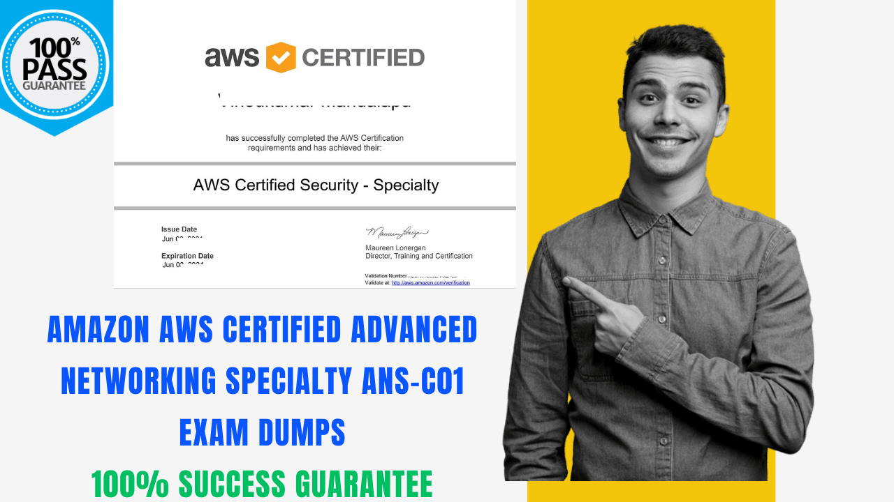 Amazon AWS Certified Advanced Networking Specialty ANS-C01 Exam Dumps PDF - Payhip