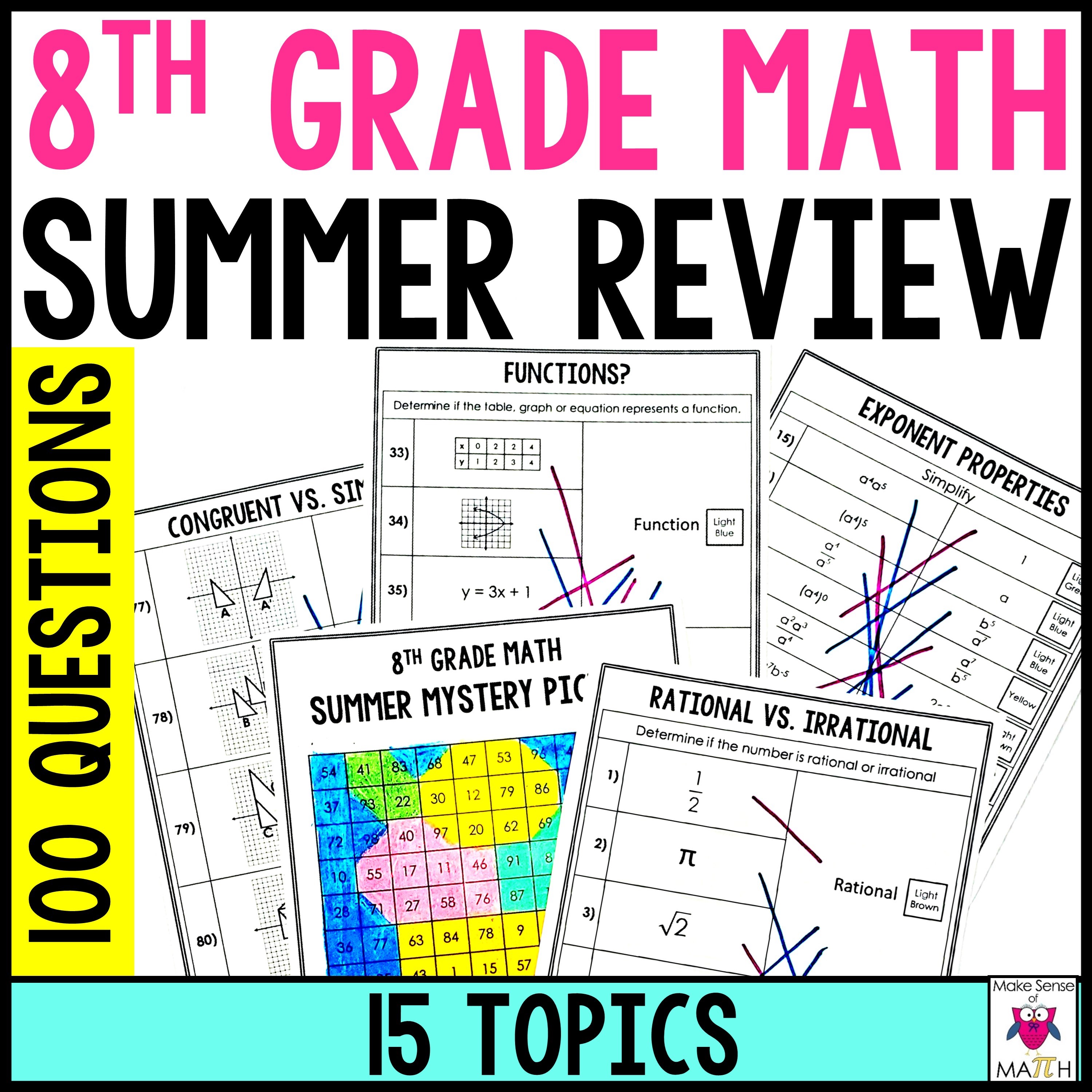 Make Sense of Math - 8th Grade Math