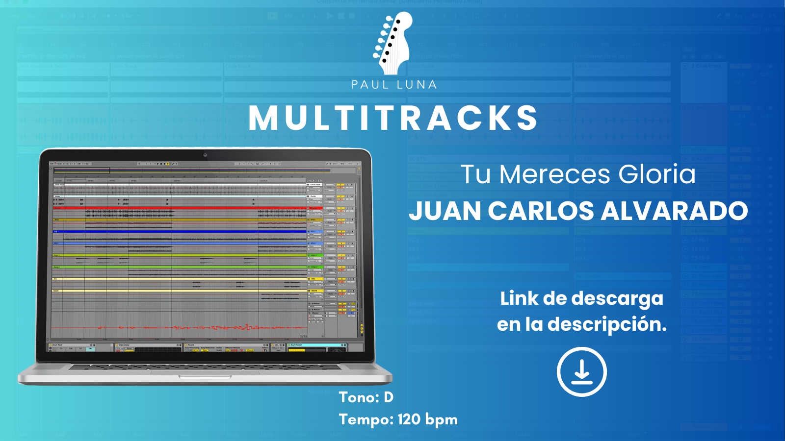 Tu Mereces Gloria | Juan Carlos Alvarado | Multitrack