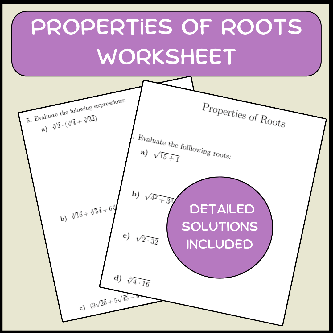 Roots-Powers-Surds Bundle