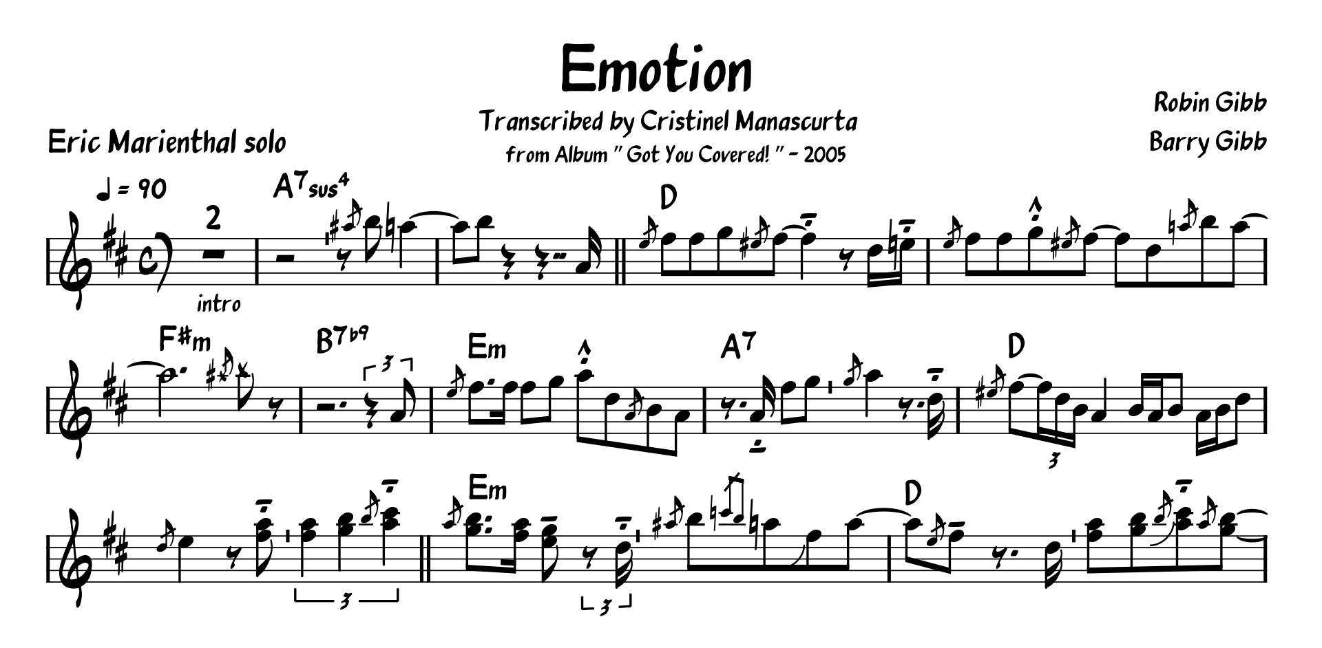 Eric Marienthal - Emotion, tenor sax - Payhip