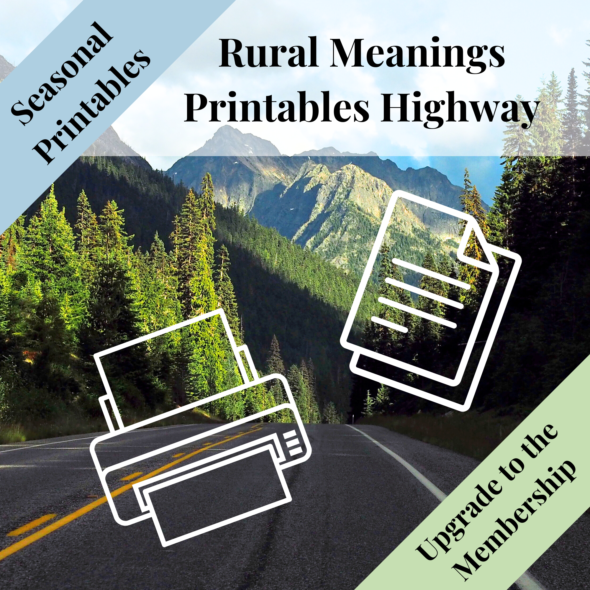 Rural Meanings Printables Highway - Payhip