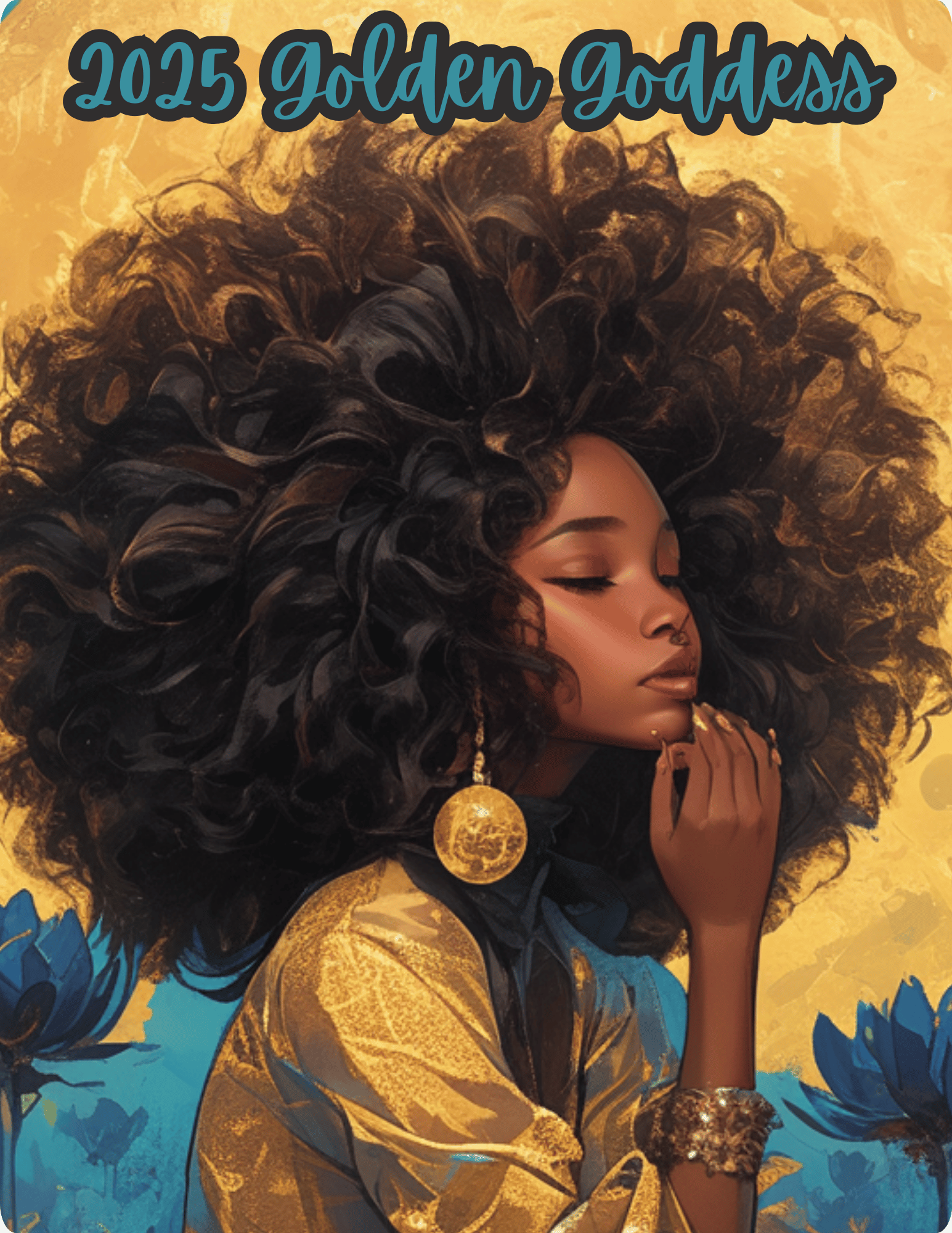 2025 Golden Goddess Calendar - Payhip